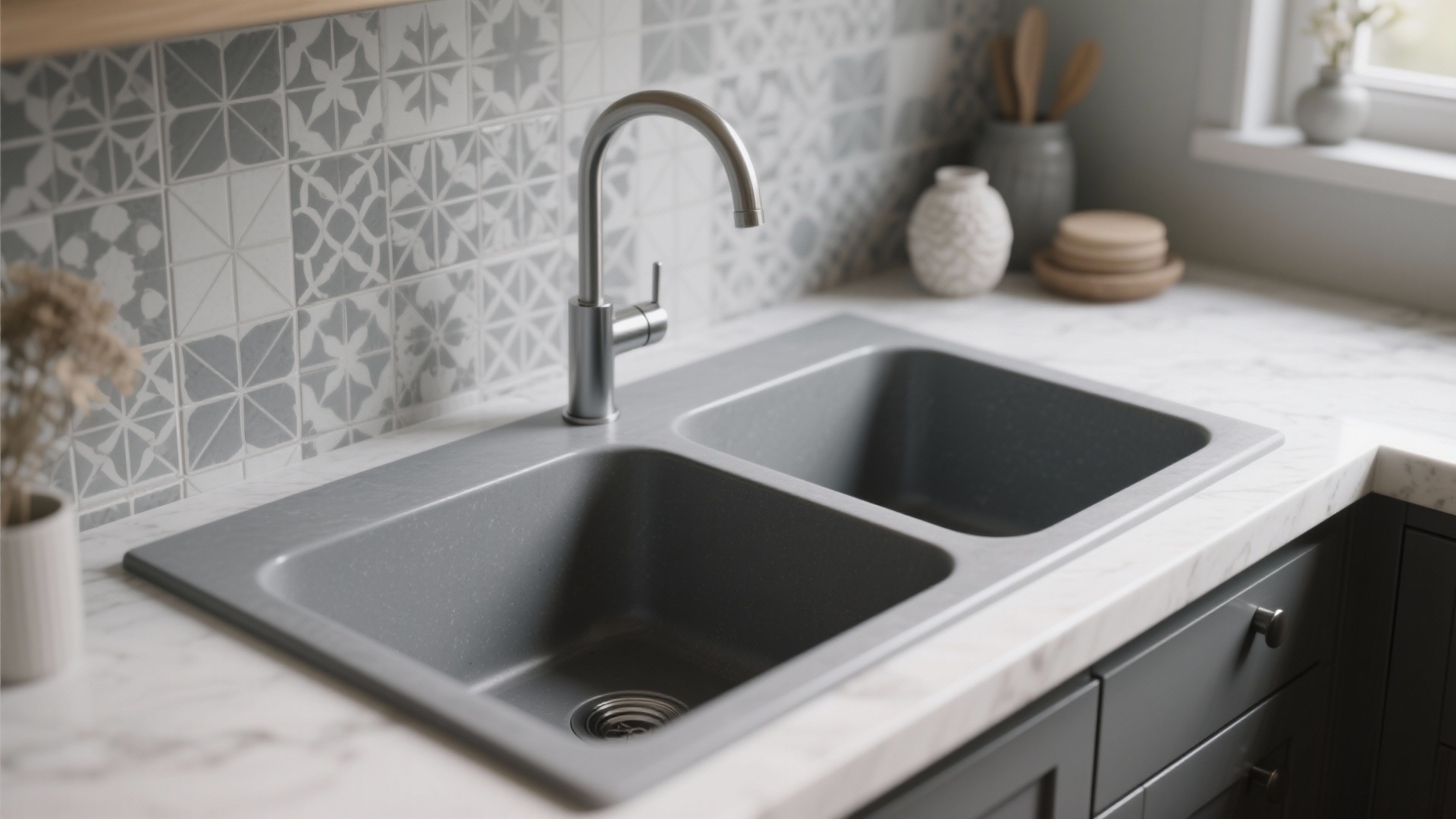 Gray Kitchen Sink Ideas - 5 Practical Inspirations