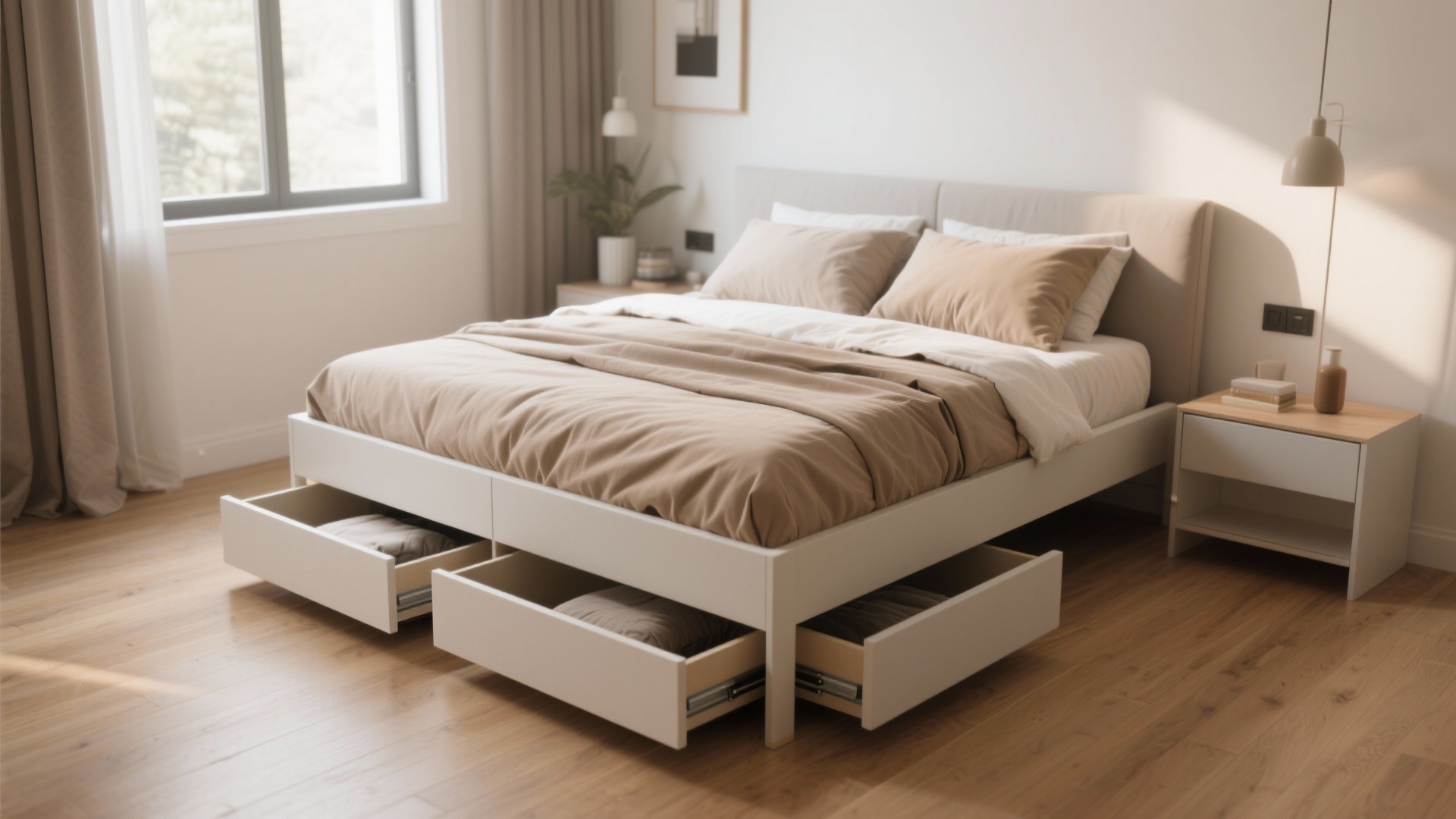 10 Small Master Bedroom Ideas with Storage