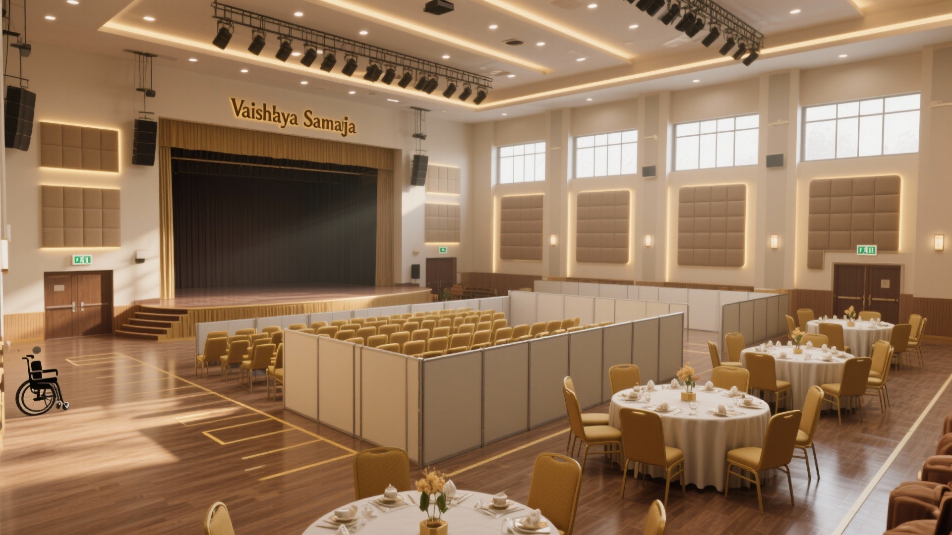 Vaishya Samaj Hall Design: Stop Crowded Layouts