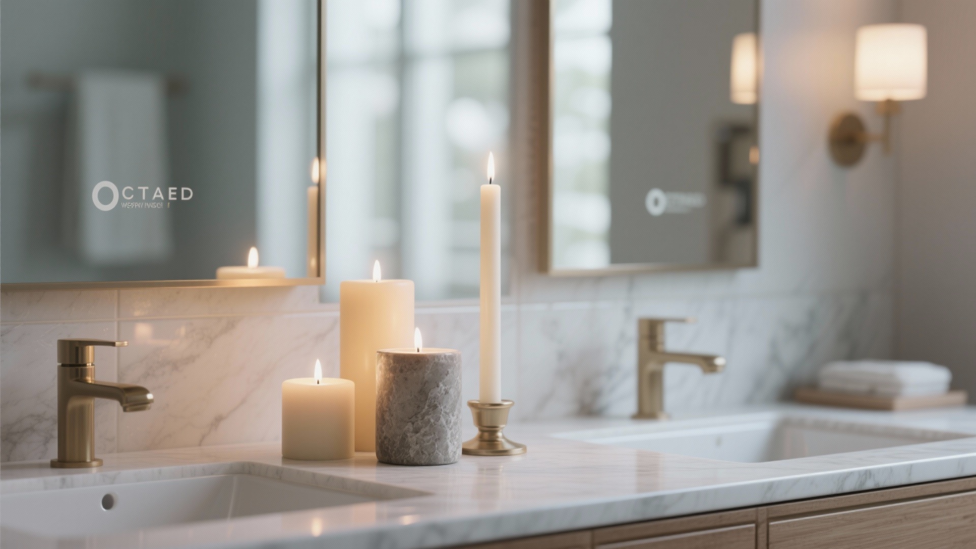 Small Bathroom Candle Ideas When the Space Feels Cold
