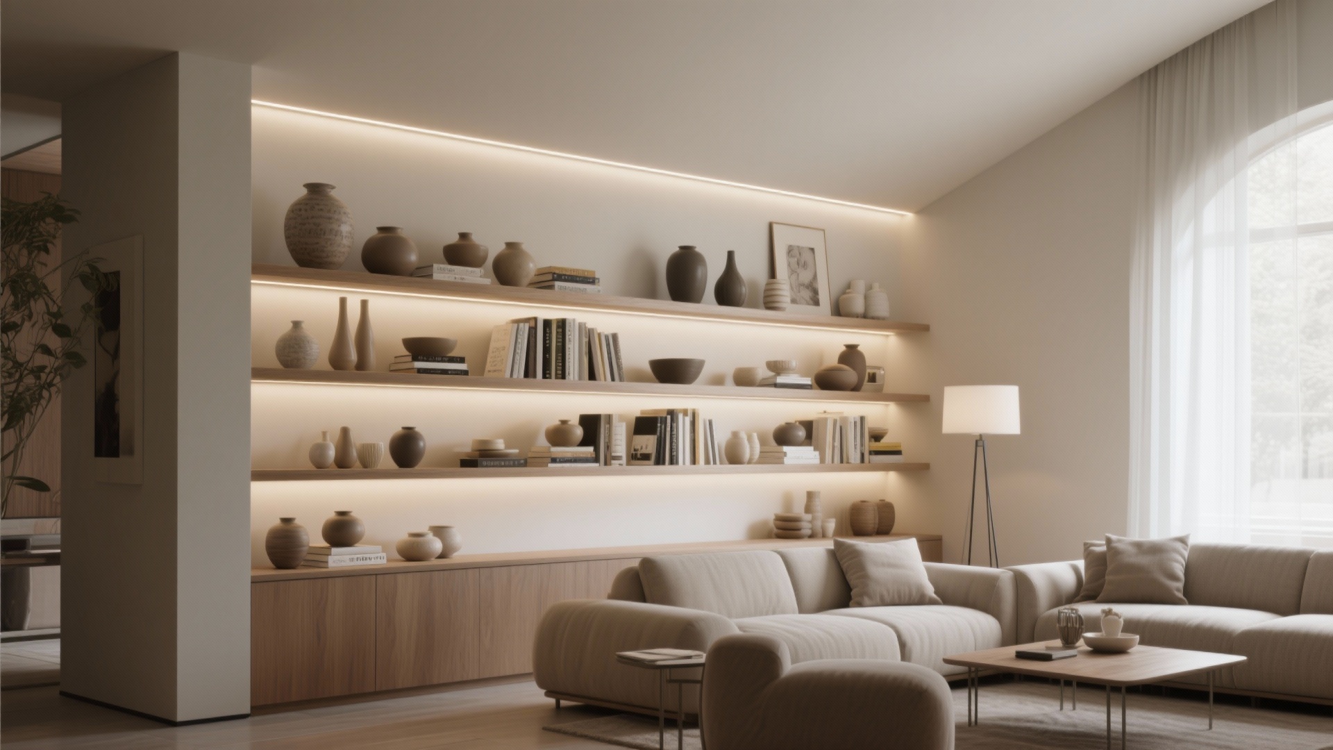 10 Living Room Vaulted Ceiling Ledge Decorating Ideas