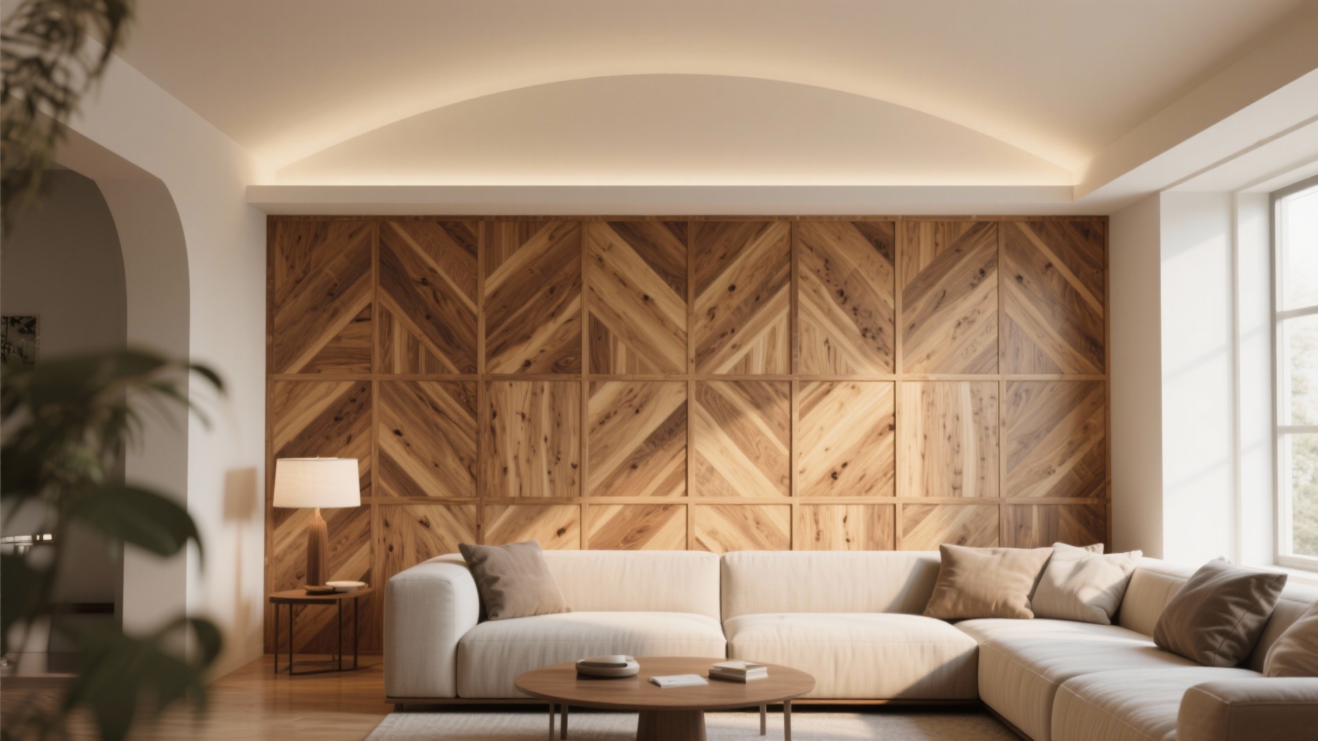 10 Living Room Vaulted Ceiling Ledge Decorating Ideas