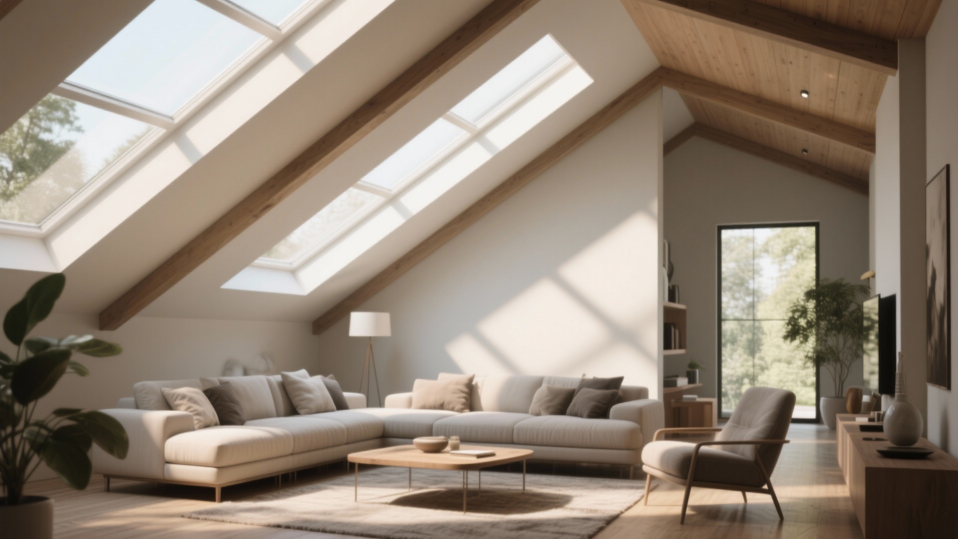 10 Living Room Vaulted Ceiling Decorating Ideas