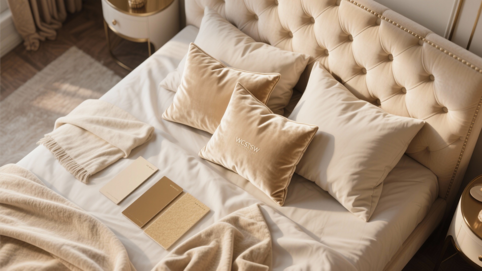 Small Bedroom Feels Flat? 5 Champagne Color Bedroom Ideas