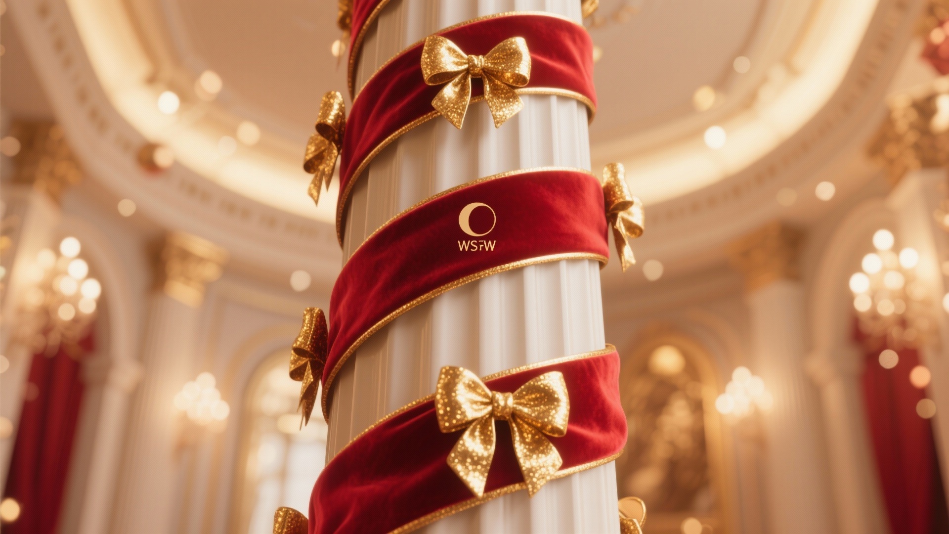 Column Looks Empty? 10 Christmas Column Decorating Ideas