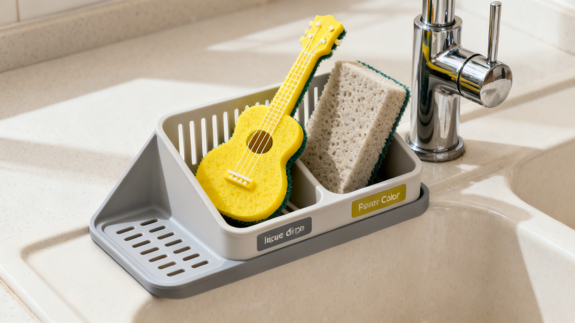 5 Guitar-Shaped Kitchen Sponge Ideas for Small Kitchens