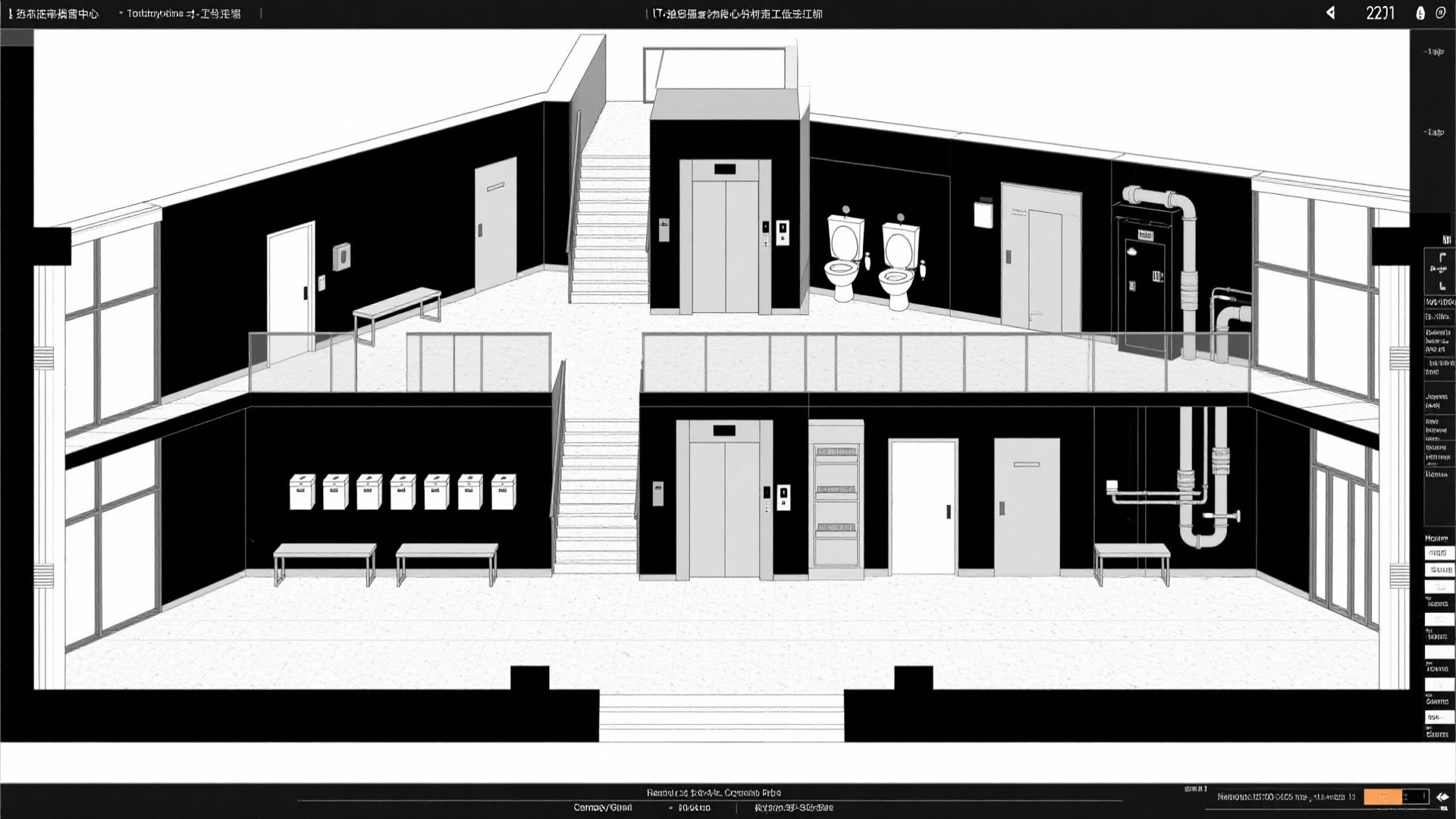 2-Storey Commercial Building Floor Plan — Future-Ready Spatial OS