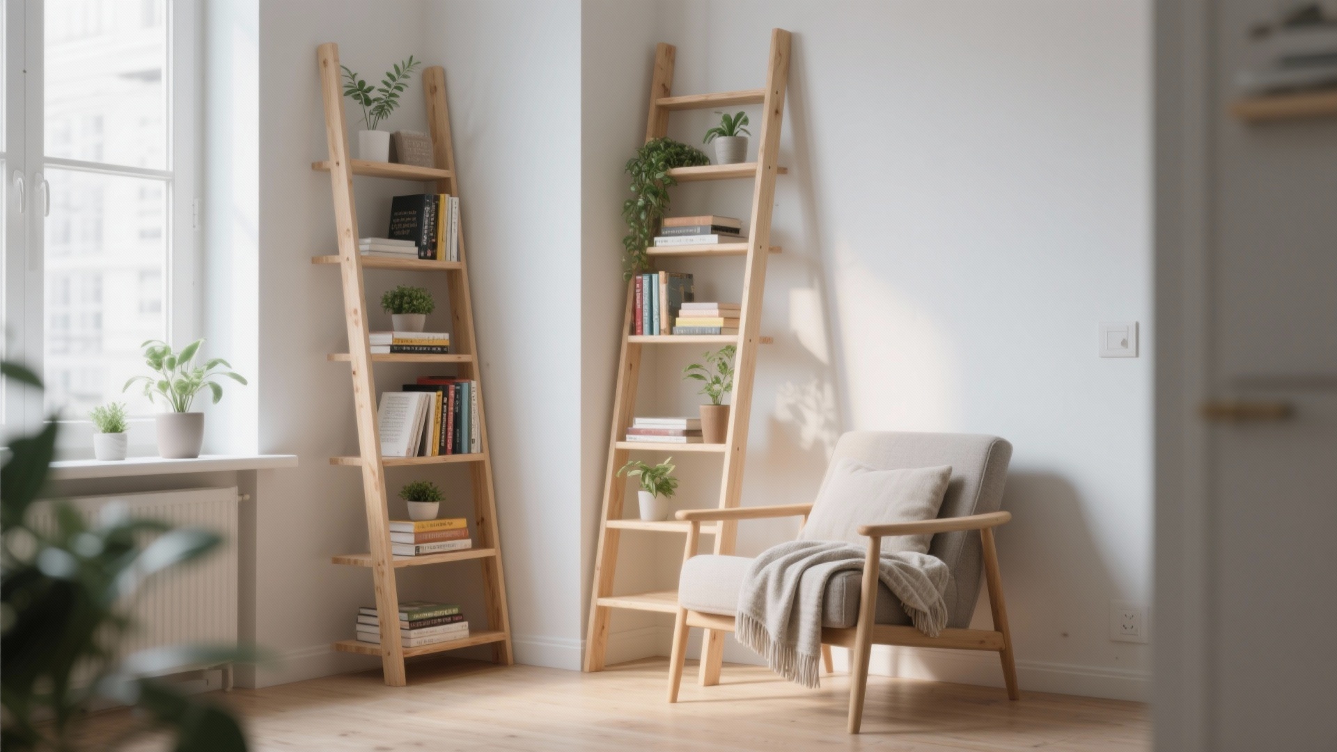 Small Room Feels Cluttered? Modern Wall Bookshelf Ideas
