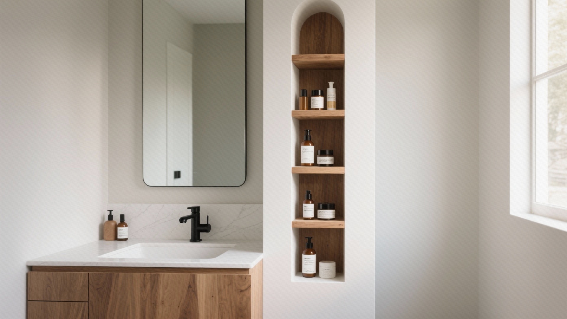 5 bathroom niche design ideas for small spaces