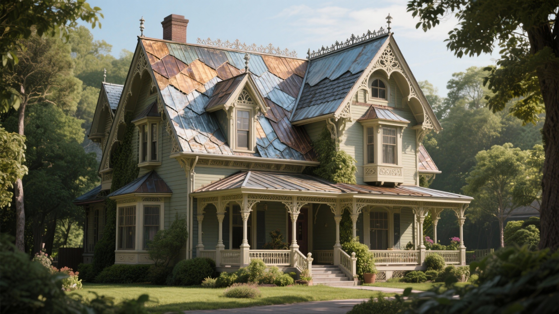 Victorian Roof Feels Dull? 10 Victorian Metal Roof Ideas