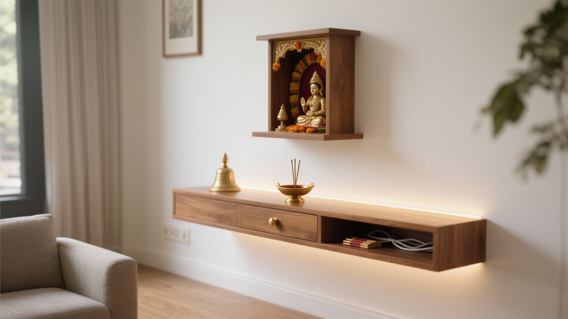 Small Pooja Mandir: 5 Practical Design Ideas