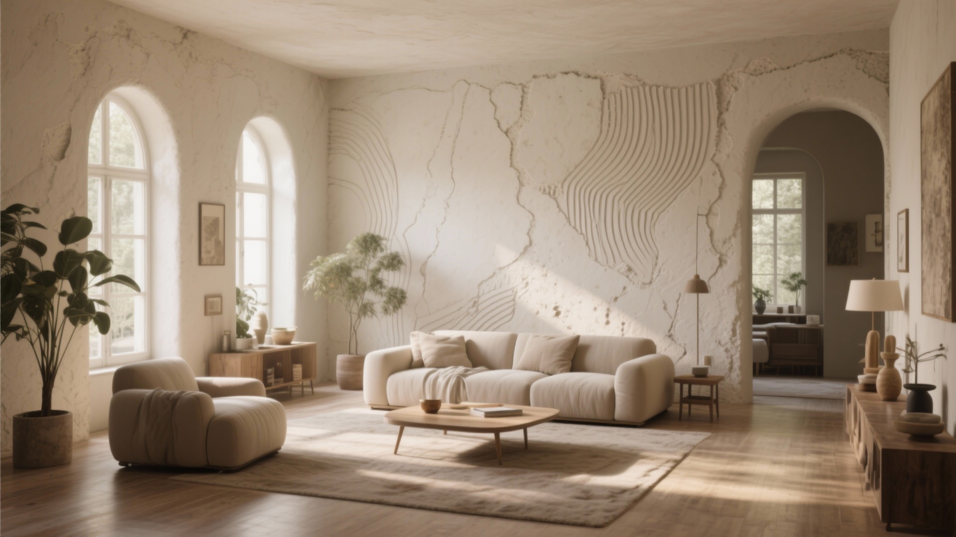 Walls Look Flat? 5 Wall Putty Texture Design Ideas