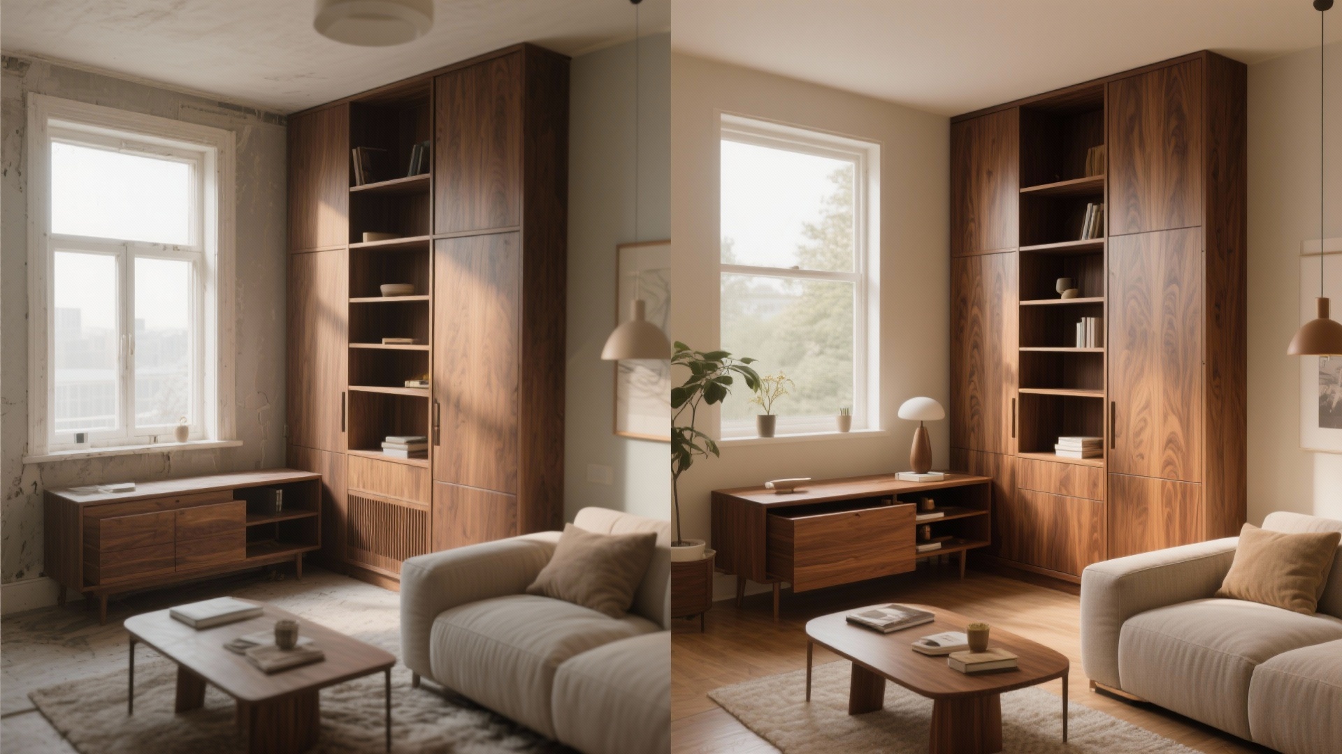 Walnut Living Room Feels Too Dark? 5 Styling Fixes