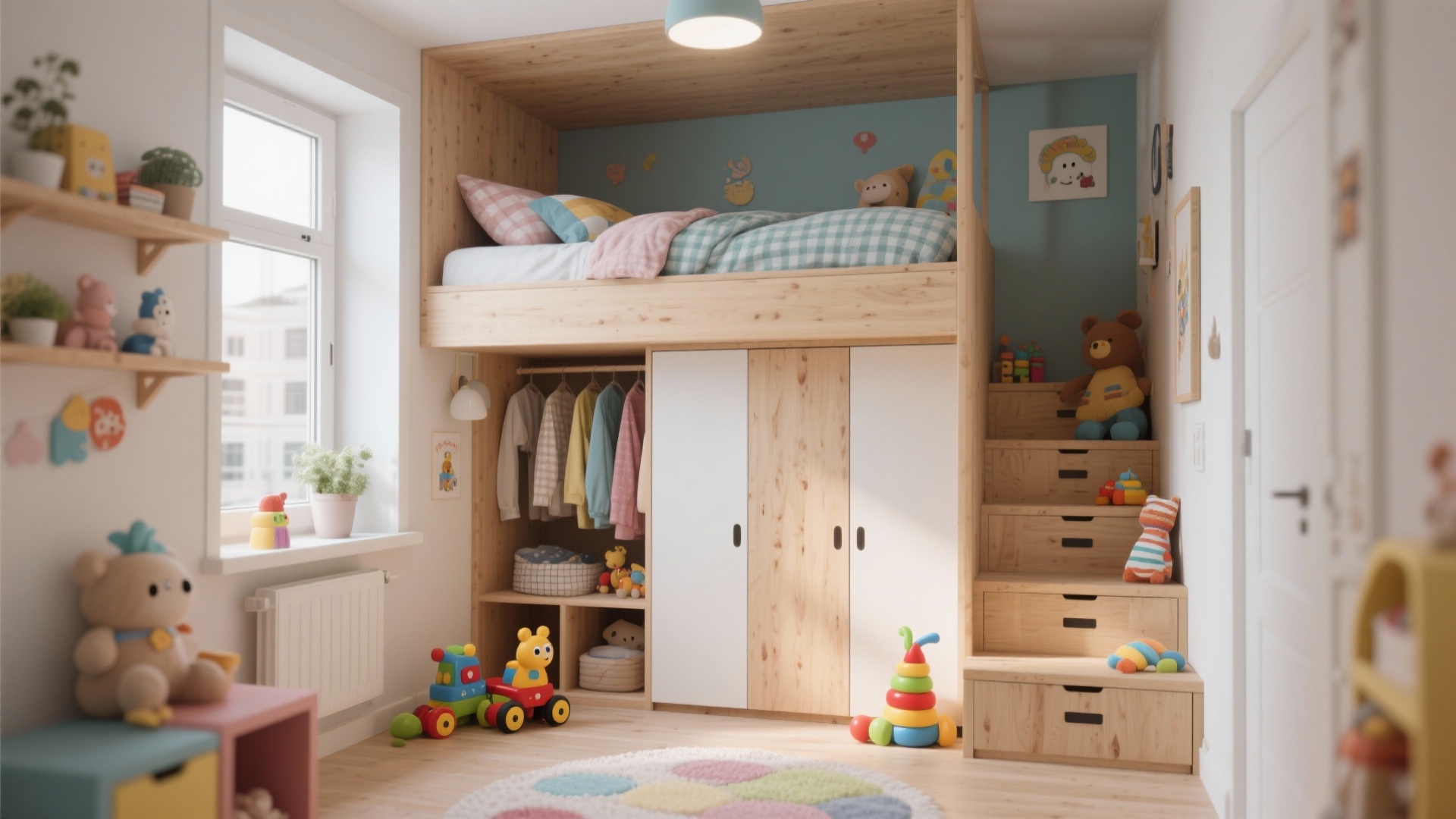 5 Kids Room Wardrobe Design Inspirations