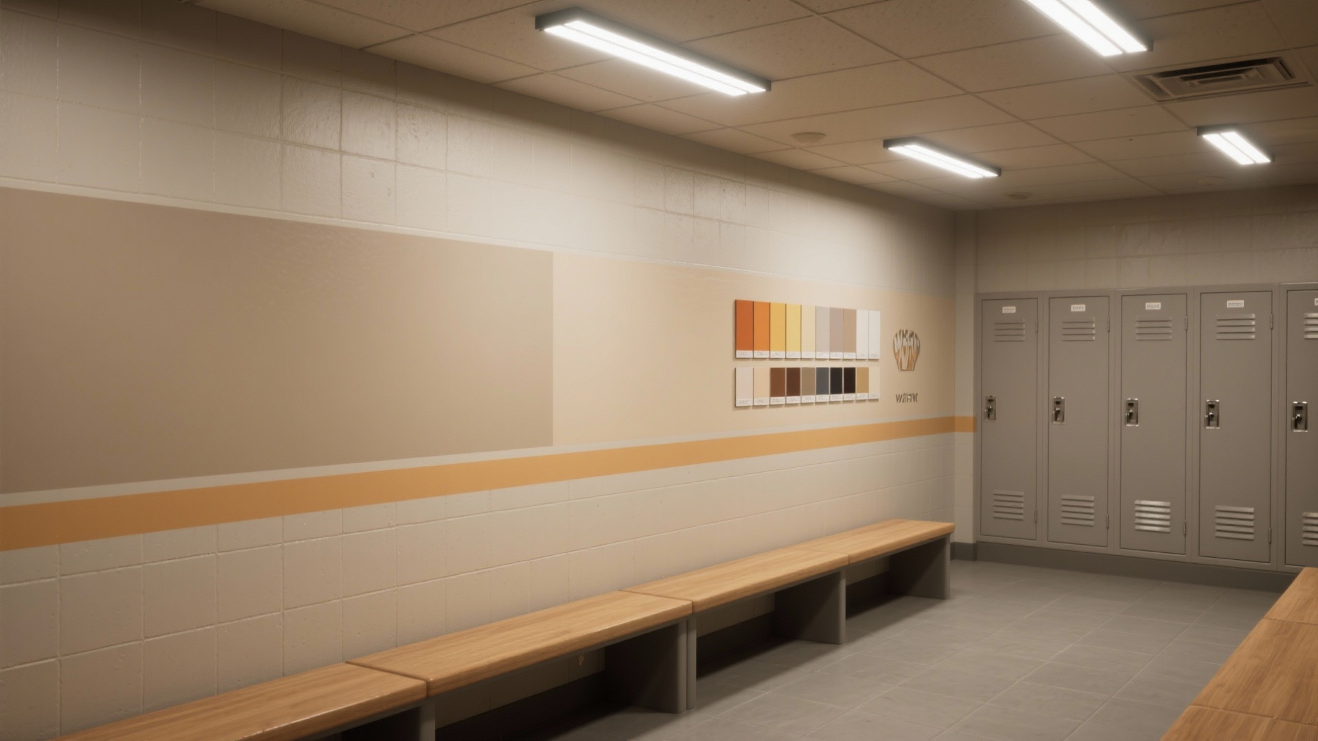 Basketball Locker Room Neutral Paint: 5 Ideas