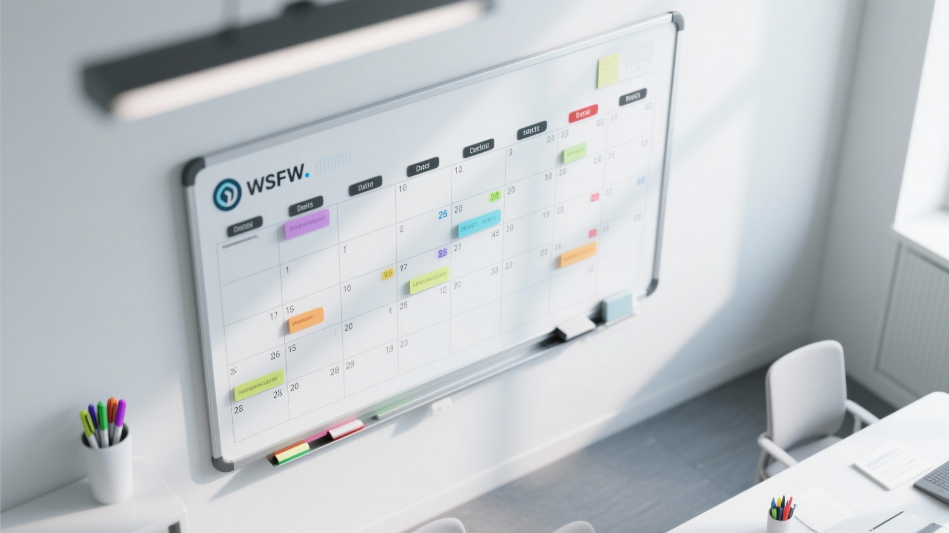 Boring Office Whiteboard? 10 Decoration Ideas That Organize Work