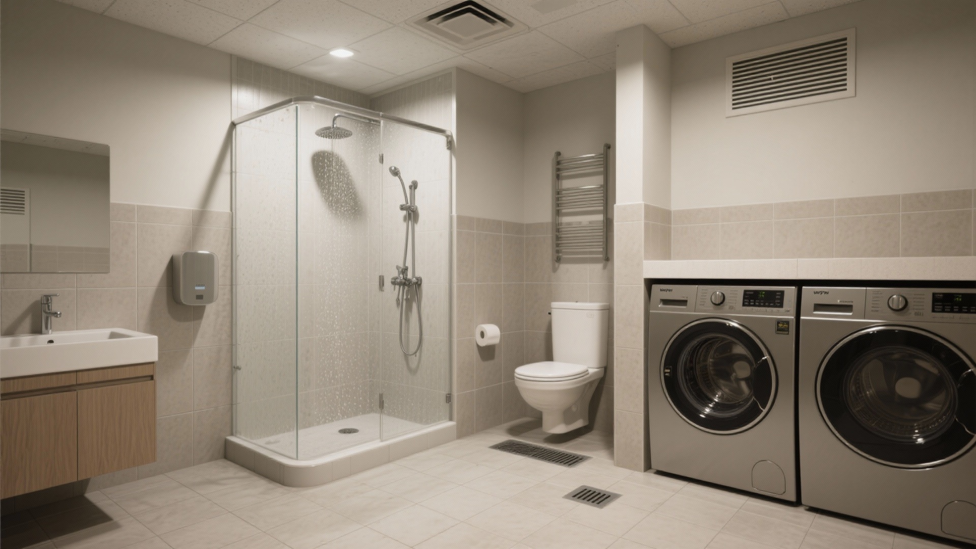 Basement Bathroom Laundry Room Ideas: 5 Designs