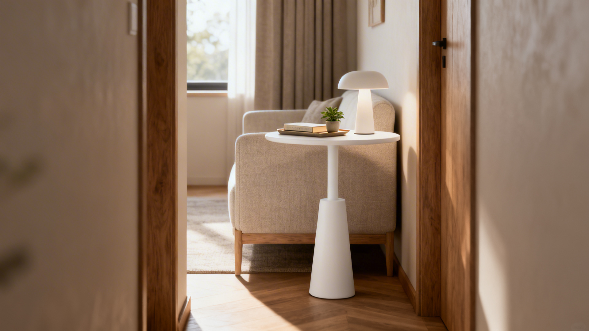White End Tables: 5 Ideas for Small Living Rooms
