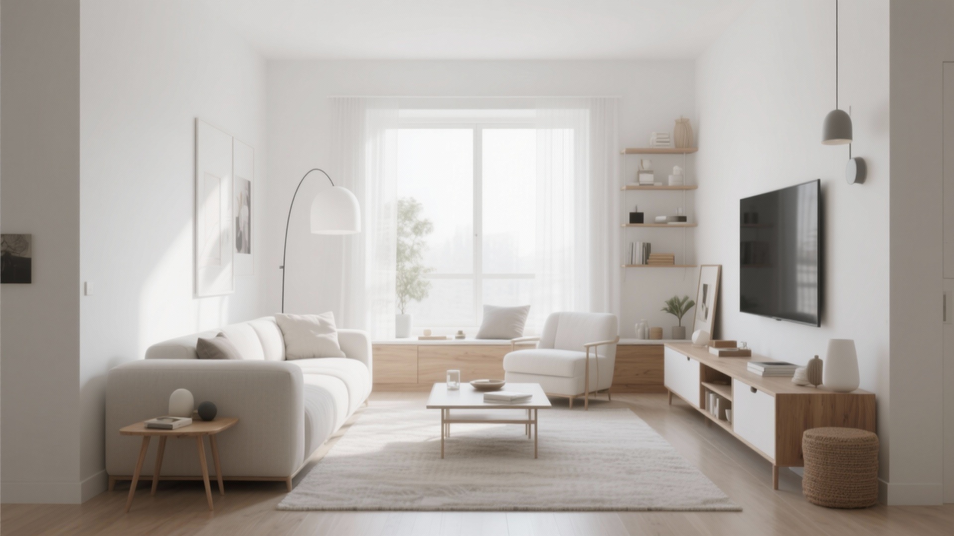 10 Contemporary White Living Room Ideas