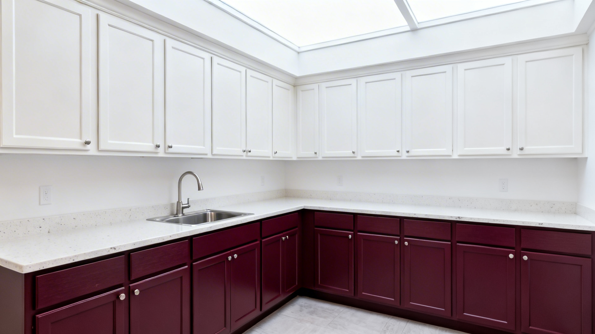 5 Indian modern kitchen design ideas: white & maroon