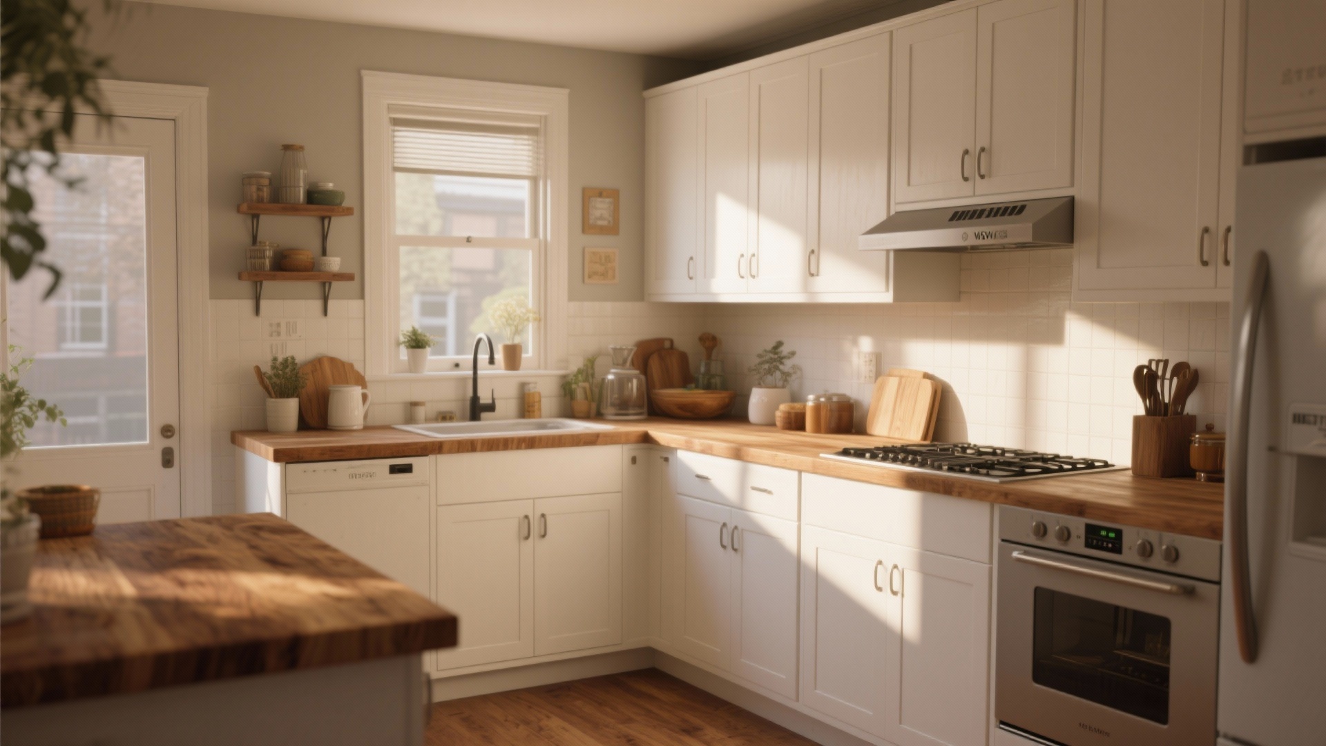 Small Kitchen Feels Dark? 5 White Base Cabinet Ideas