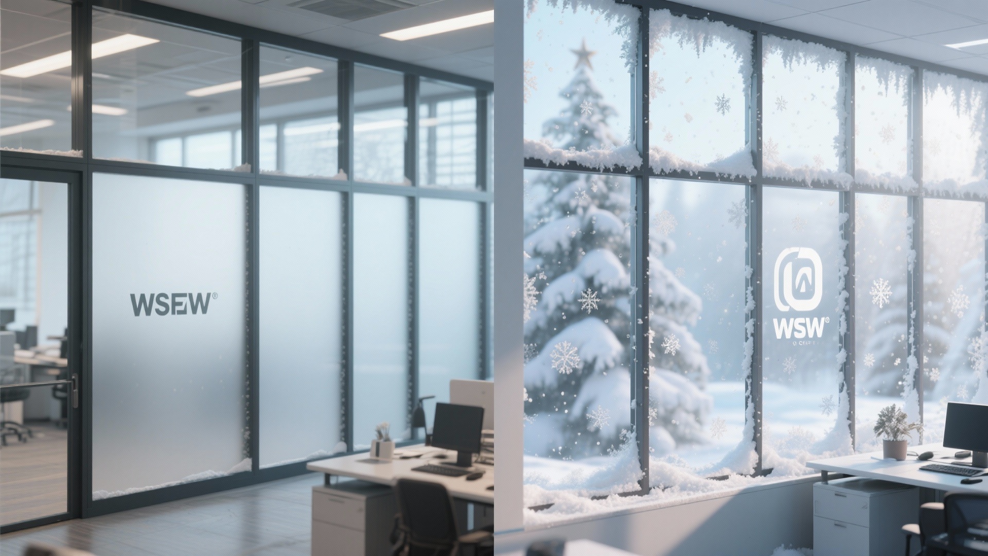 10 Winter Wonderland Office Decoration Ideas