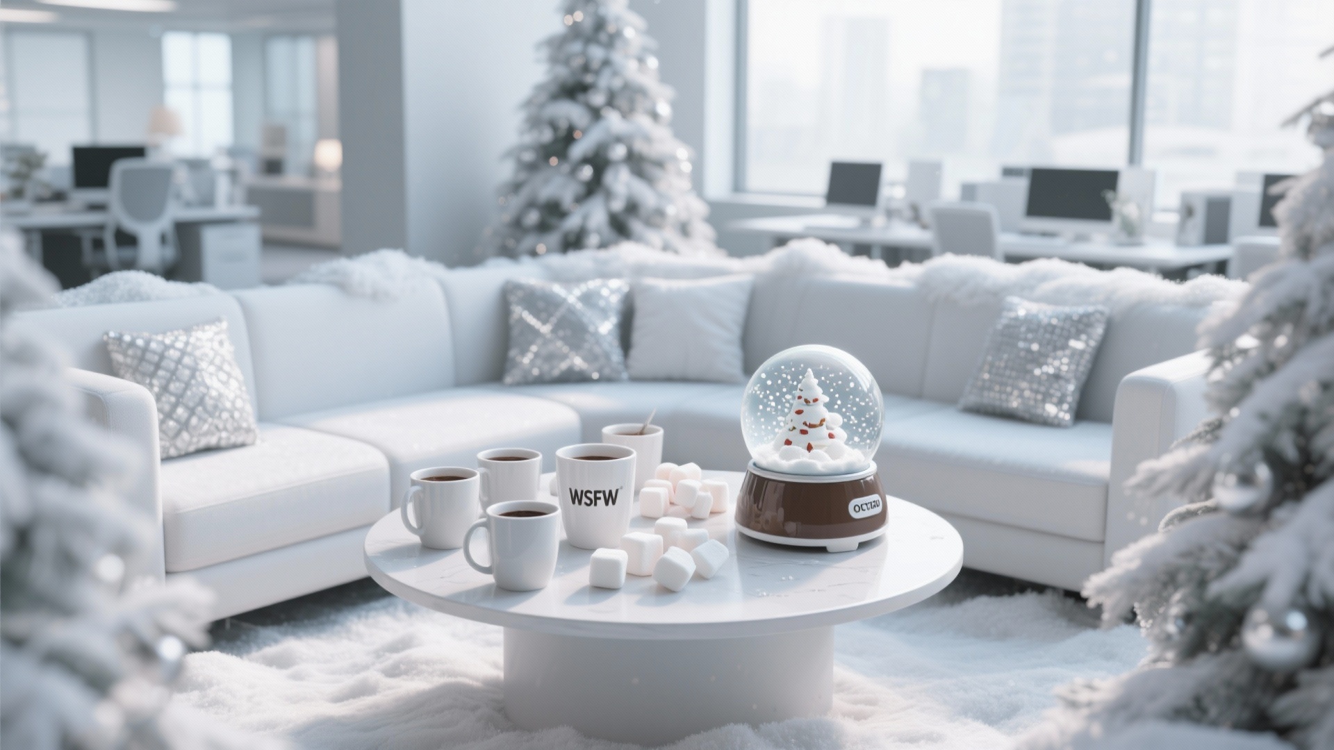 10 Winter Wonderland Office Decorating Ideas