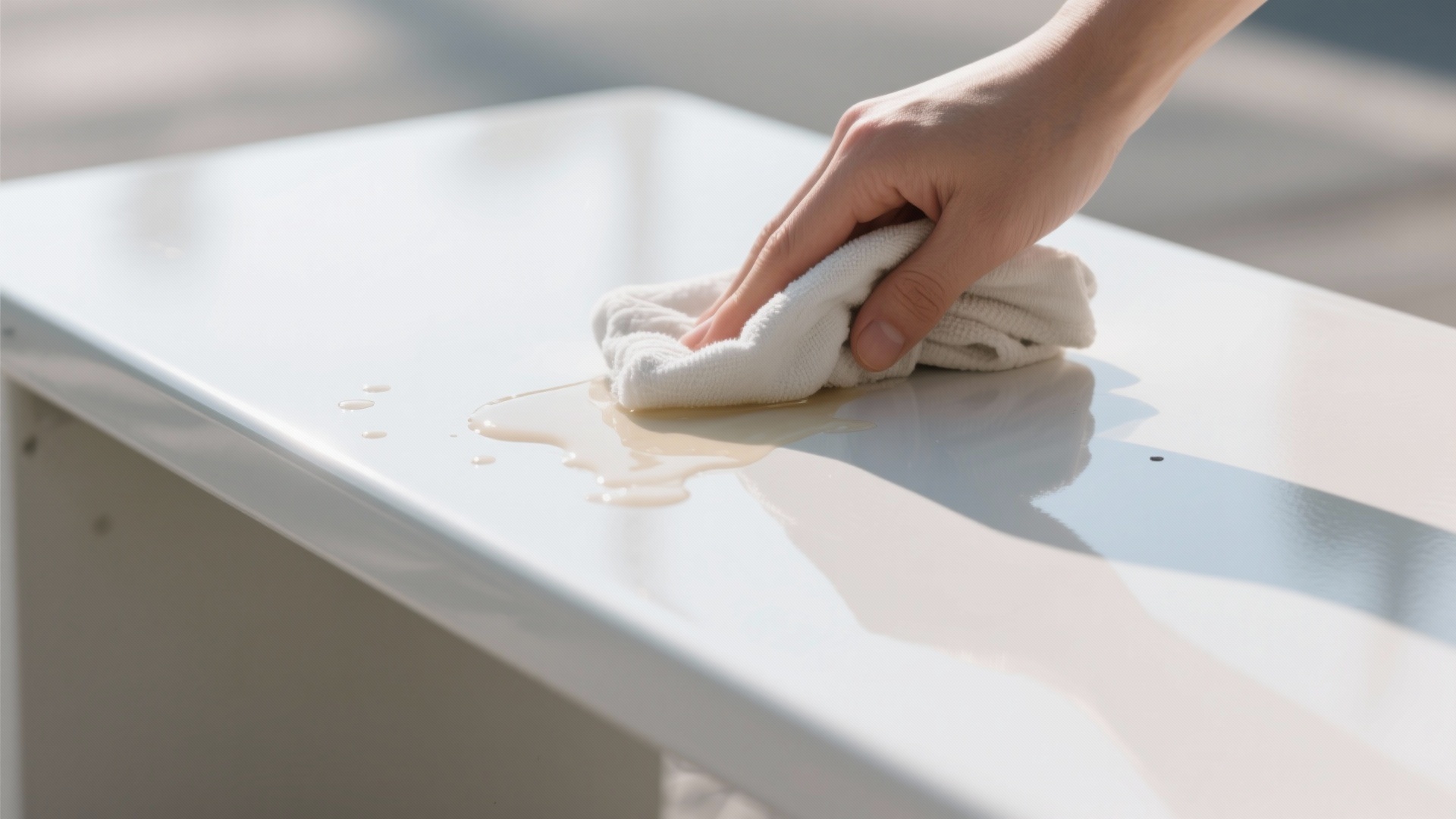 White Dining Bench Looks Cold or Stains? 5 Fixes
