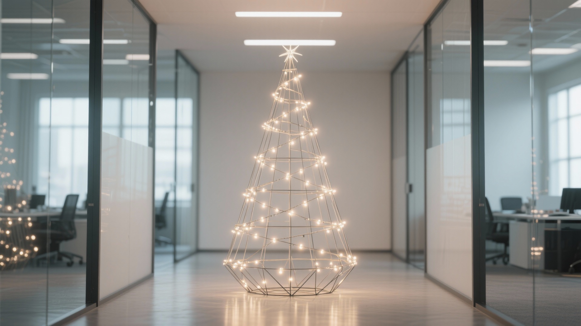 No Space for a Tree? 10 Office Christmas Tree Ideas That Fit