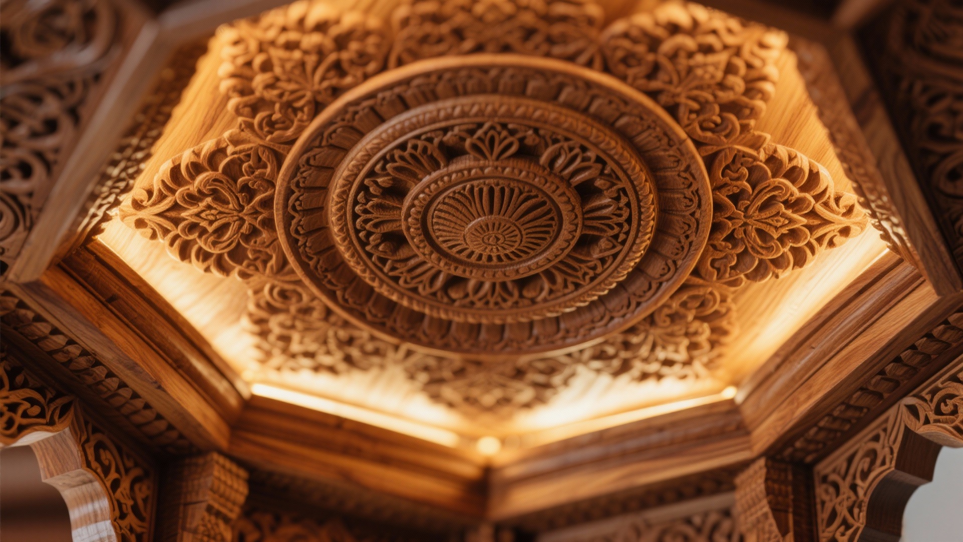 Pooja Room False Ceiling Feels Plain? 5 Traditional Fixes