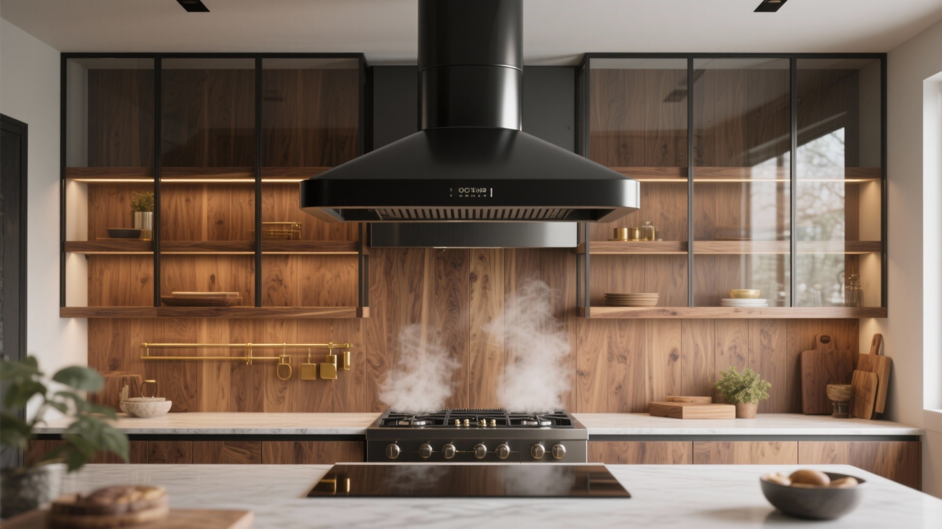 Black Stainless Kitchen Hood — 5 Design Ideas