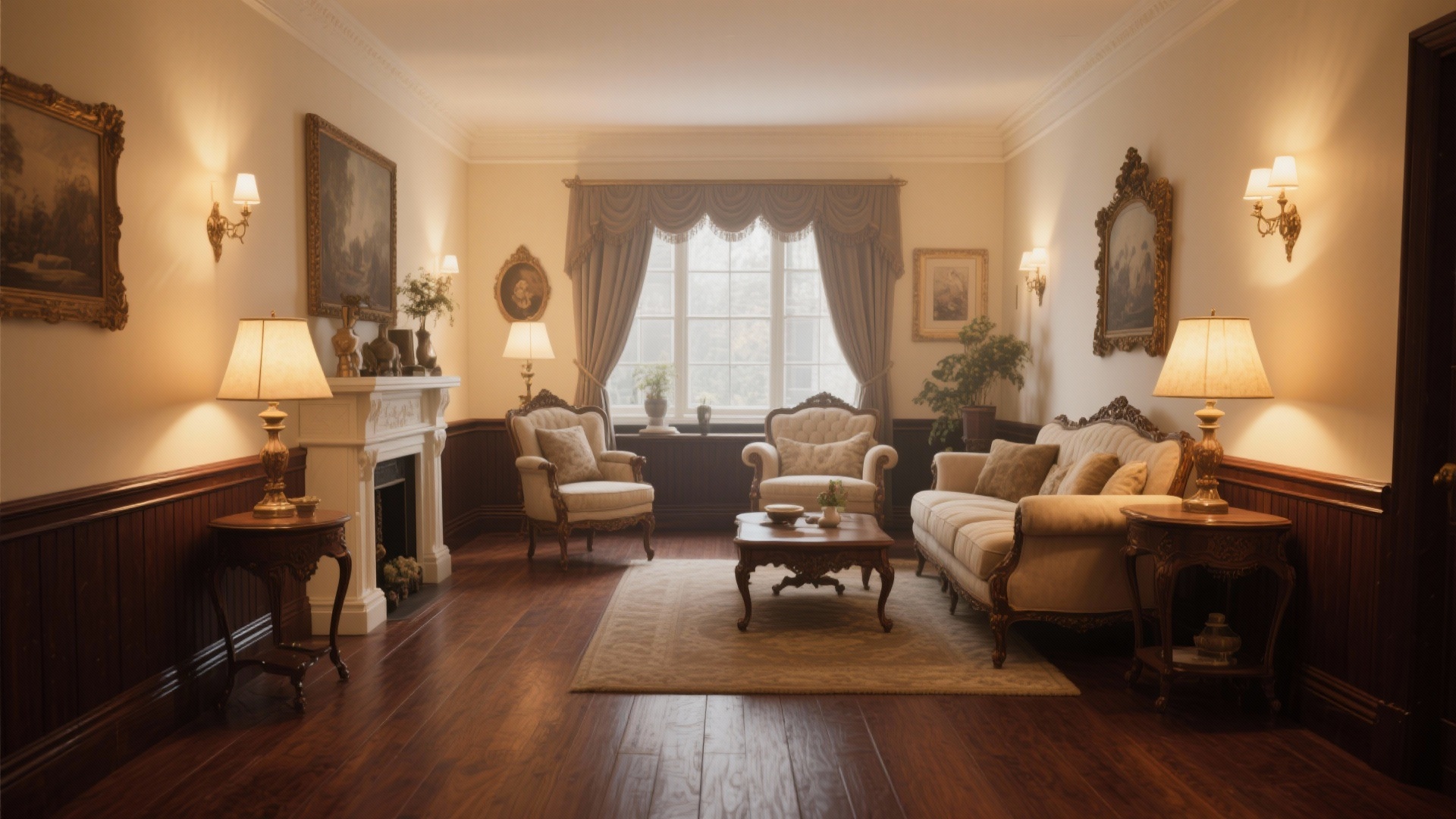 10 Living Room Chair Rail Ideas