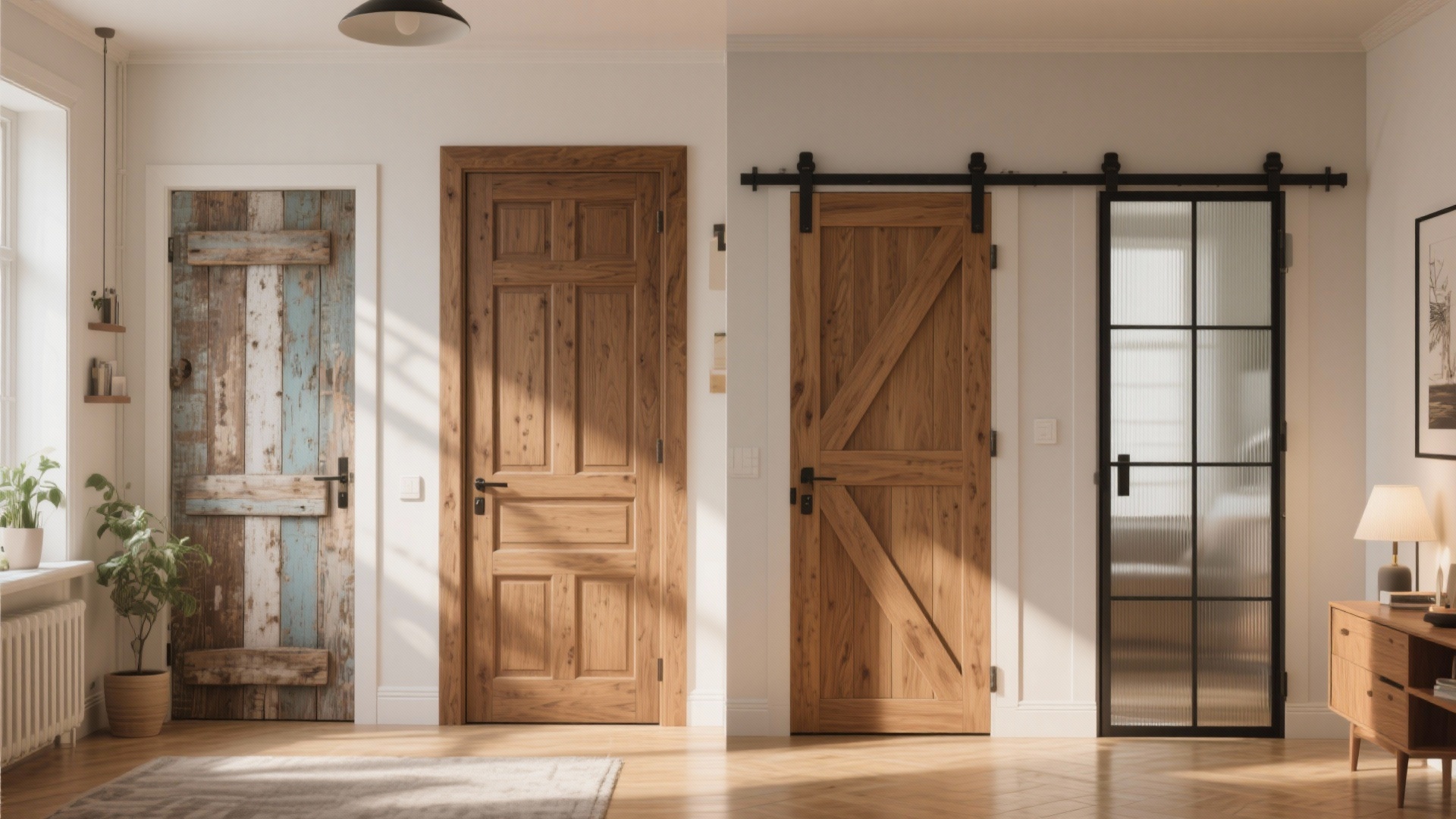 5 Wooden Door Design Ideas for Stylish Rooms