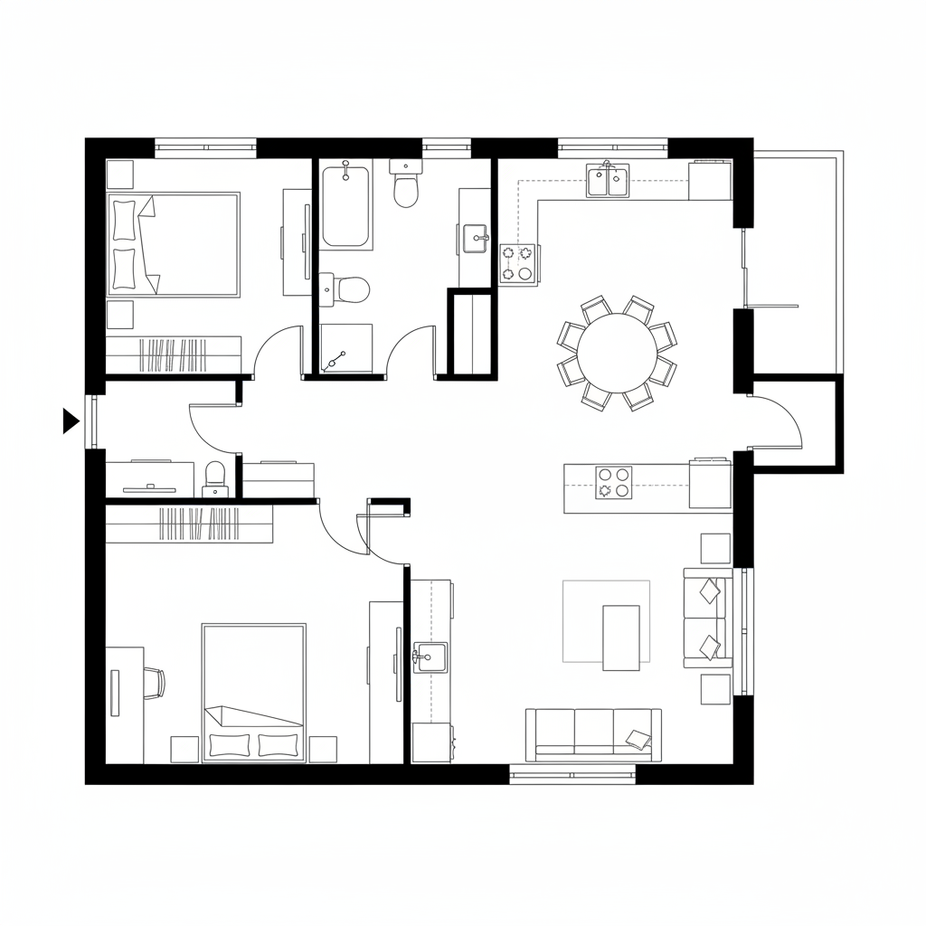 Which Utalika Floor Plan Phase 1 Layout Fixes Tight Rooms?