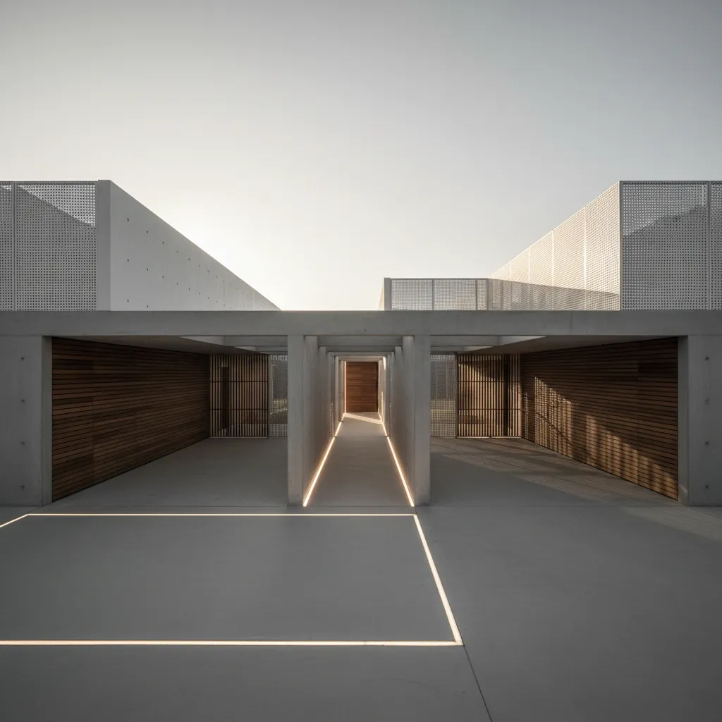 2BHK Ground Floor Plan with Parking — Future Lifestyle Interface