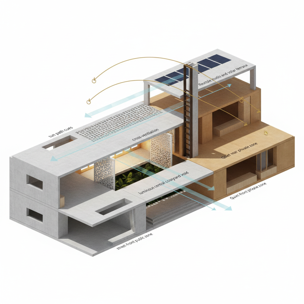35x60 Modern Home India Floor Plans: Futurist Layouts