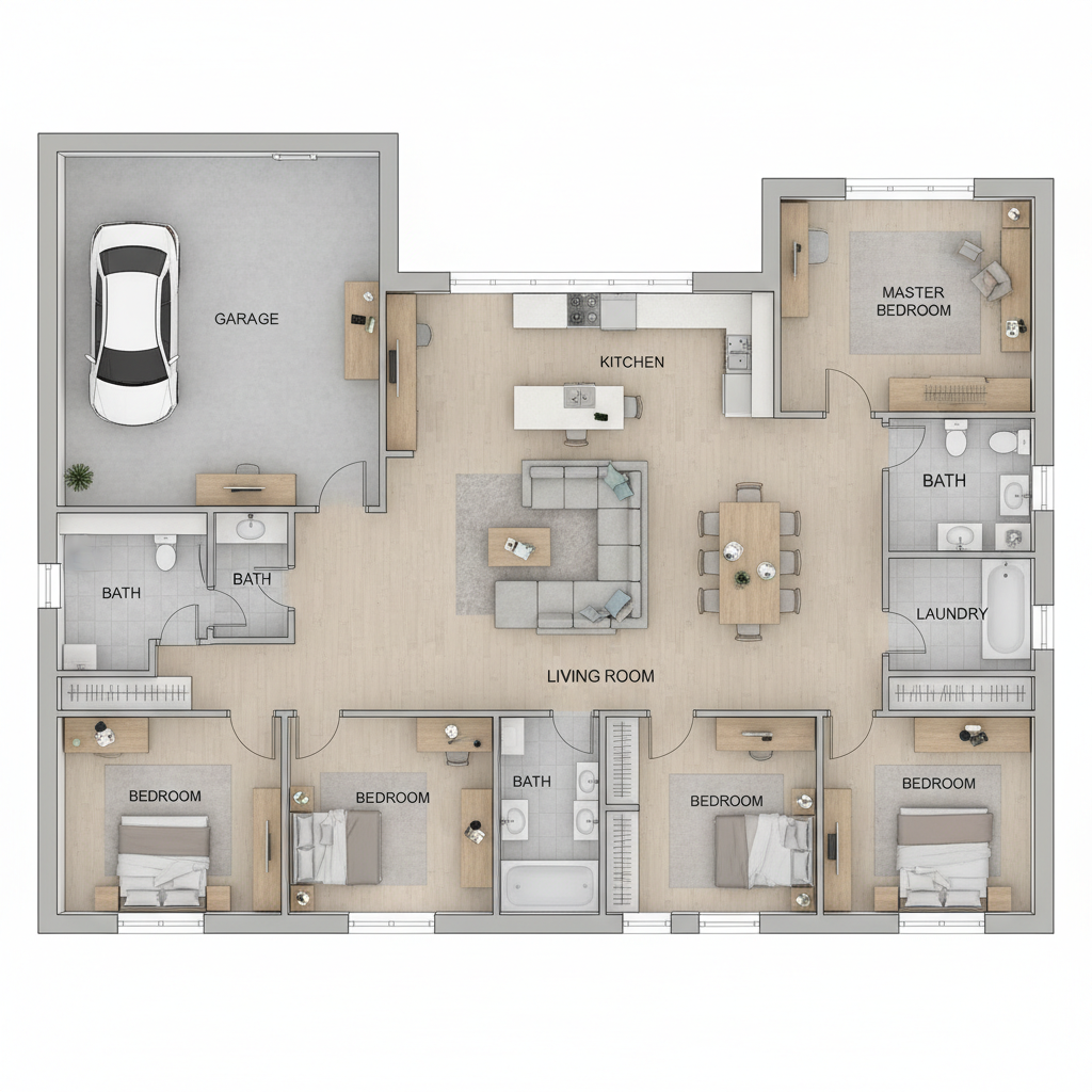 Average House Size in the United States (Housing Trends)
