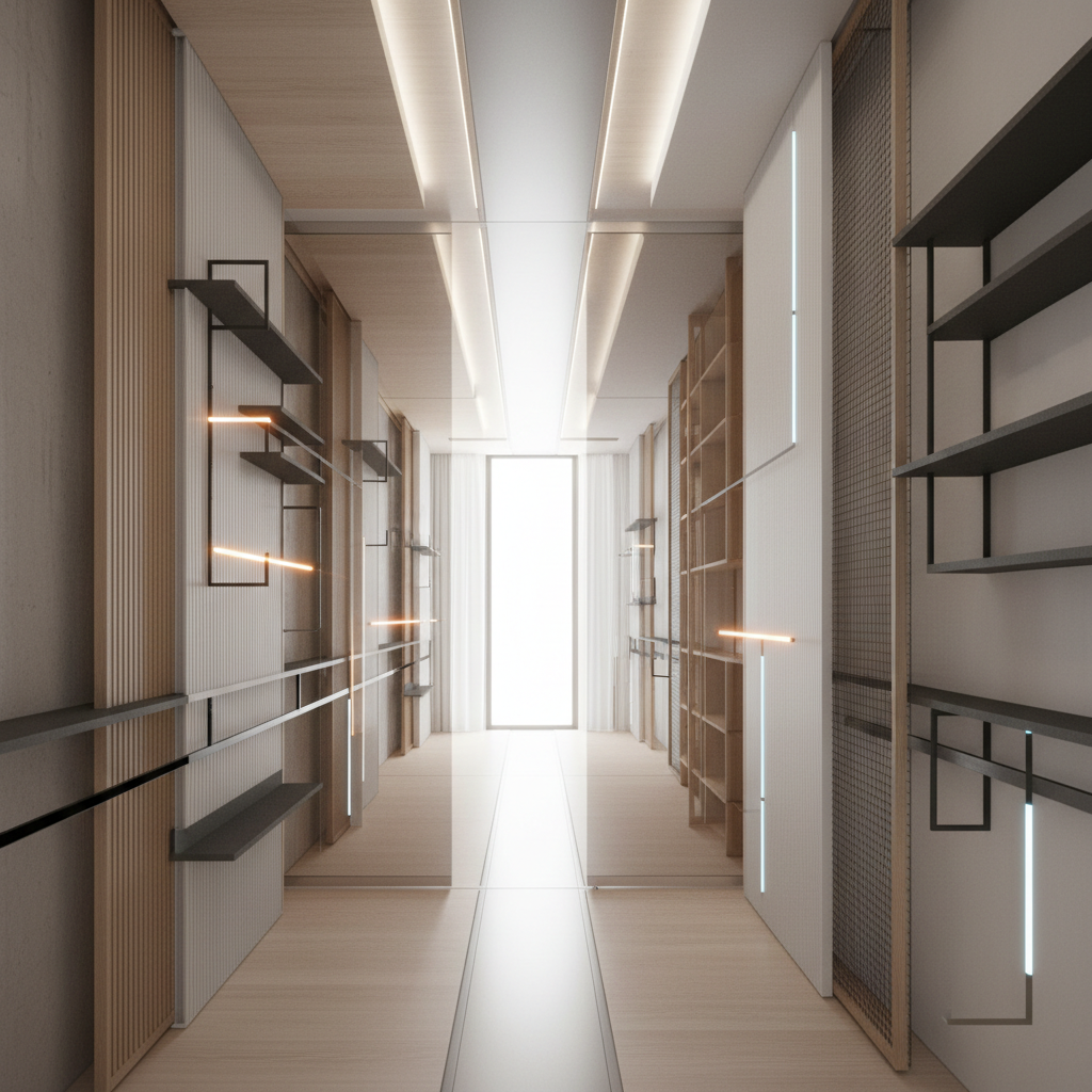 786 sq ft Flat Floor Plan — Future-Ready Spatial Interface