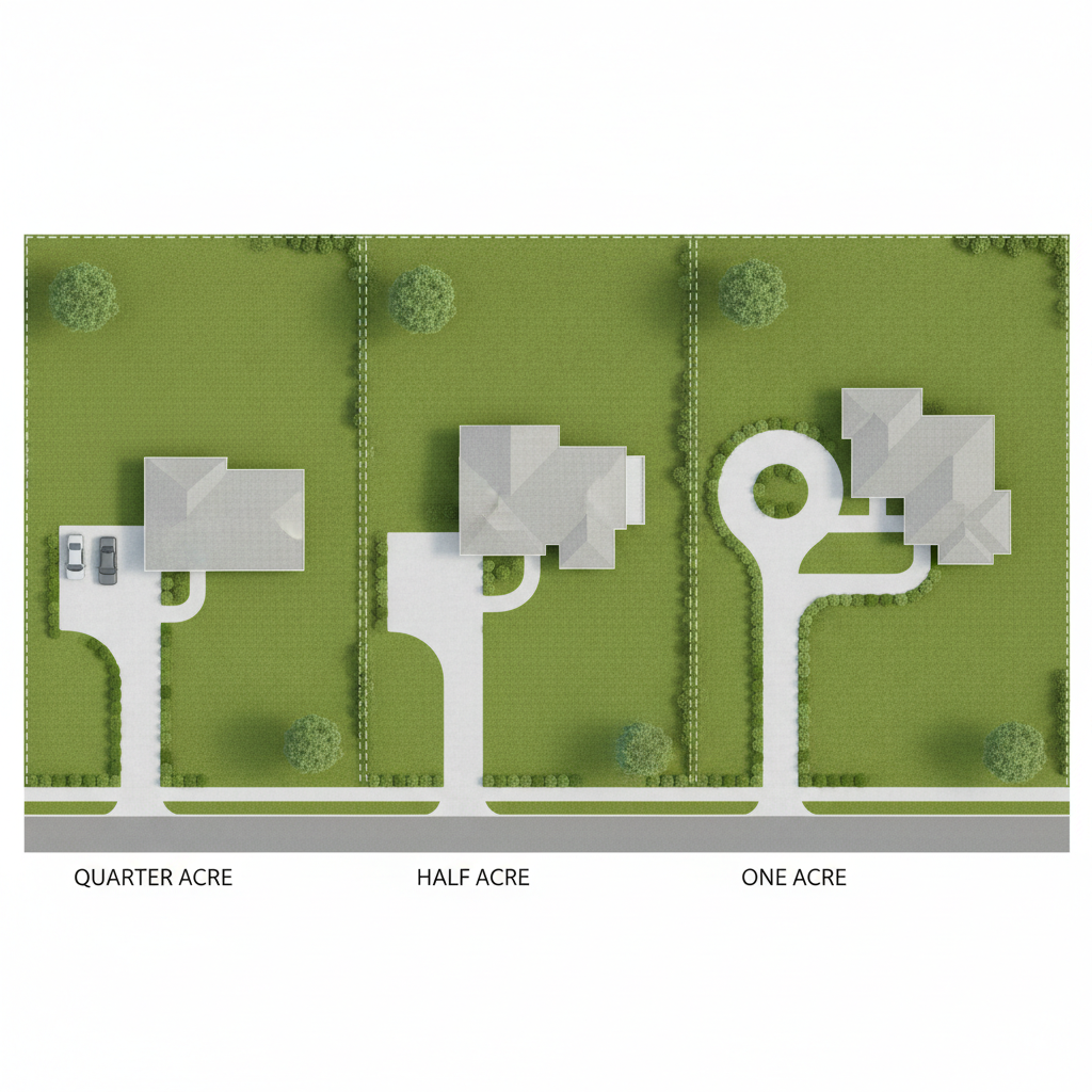 Half Acre vs Quarter Acre: How Much Space Do You Really Get?