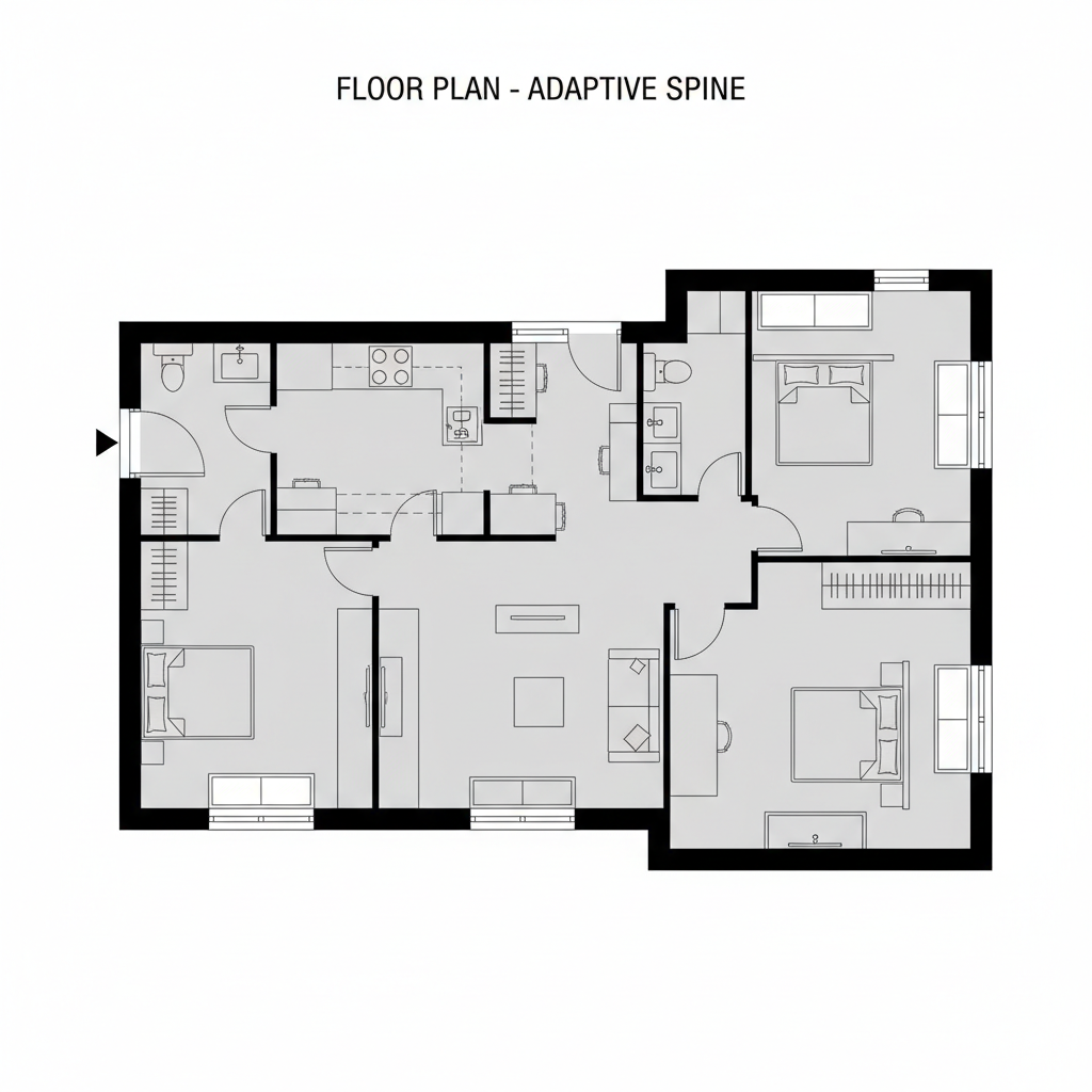 H Block Brigade 6 Series Floor Plan—A Future Lifestyle Interface