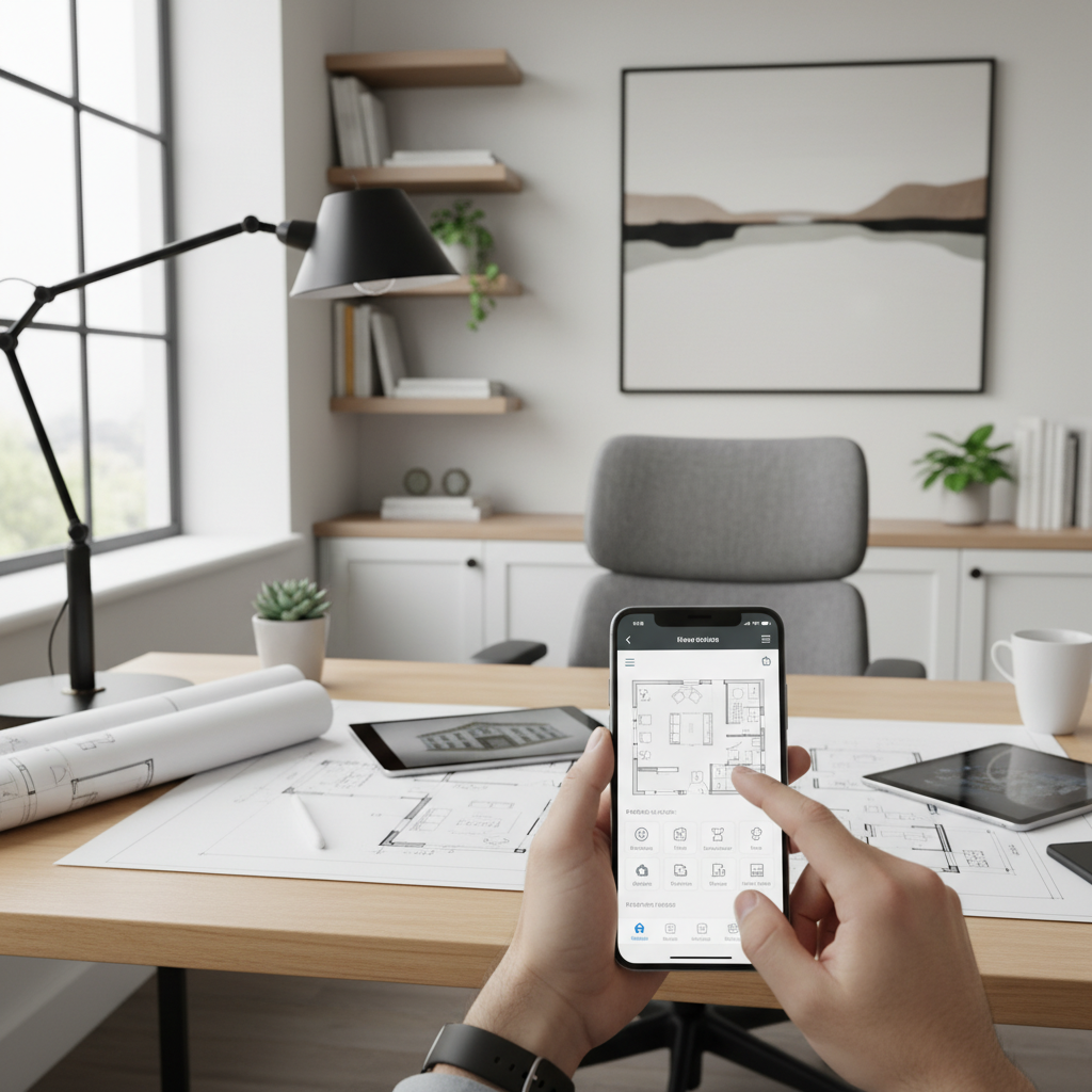 App para Criar Plantas de Casas no Android