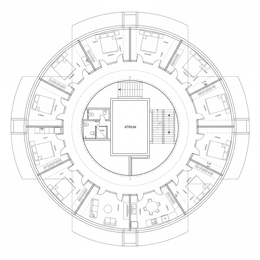 Designing a Revit Five-Floor Plan for Future Living