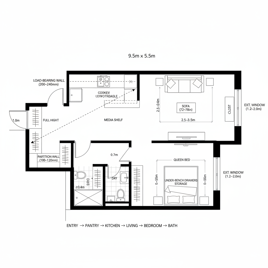 1 BHK Floor Plan Futures: Three Interfaces for Compact Living