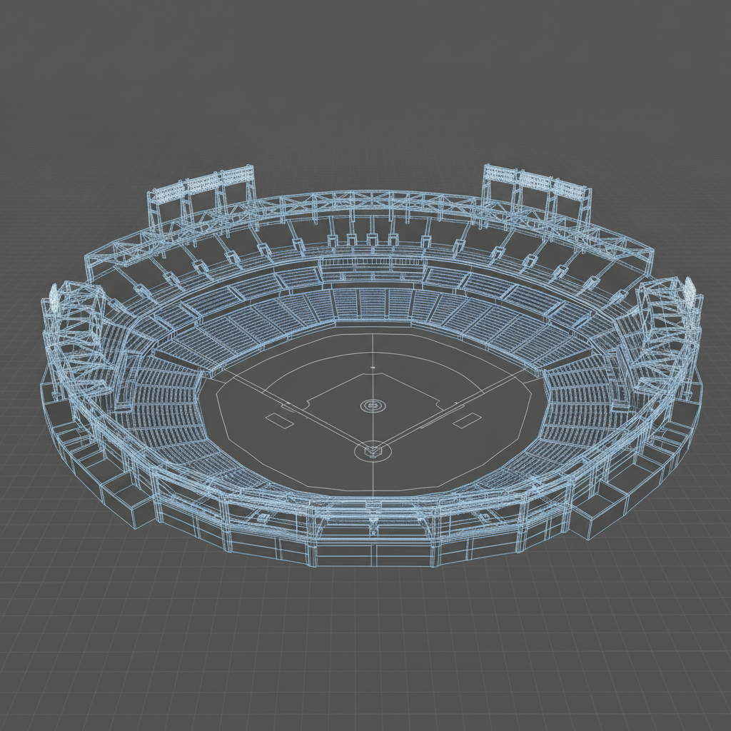 Baseball Stadium 3D Models: Why Games, Film Use Different Ones