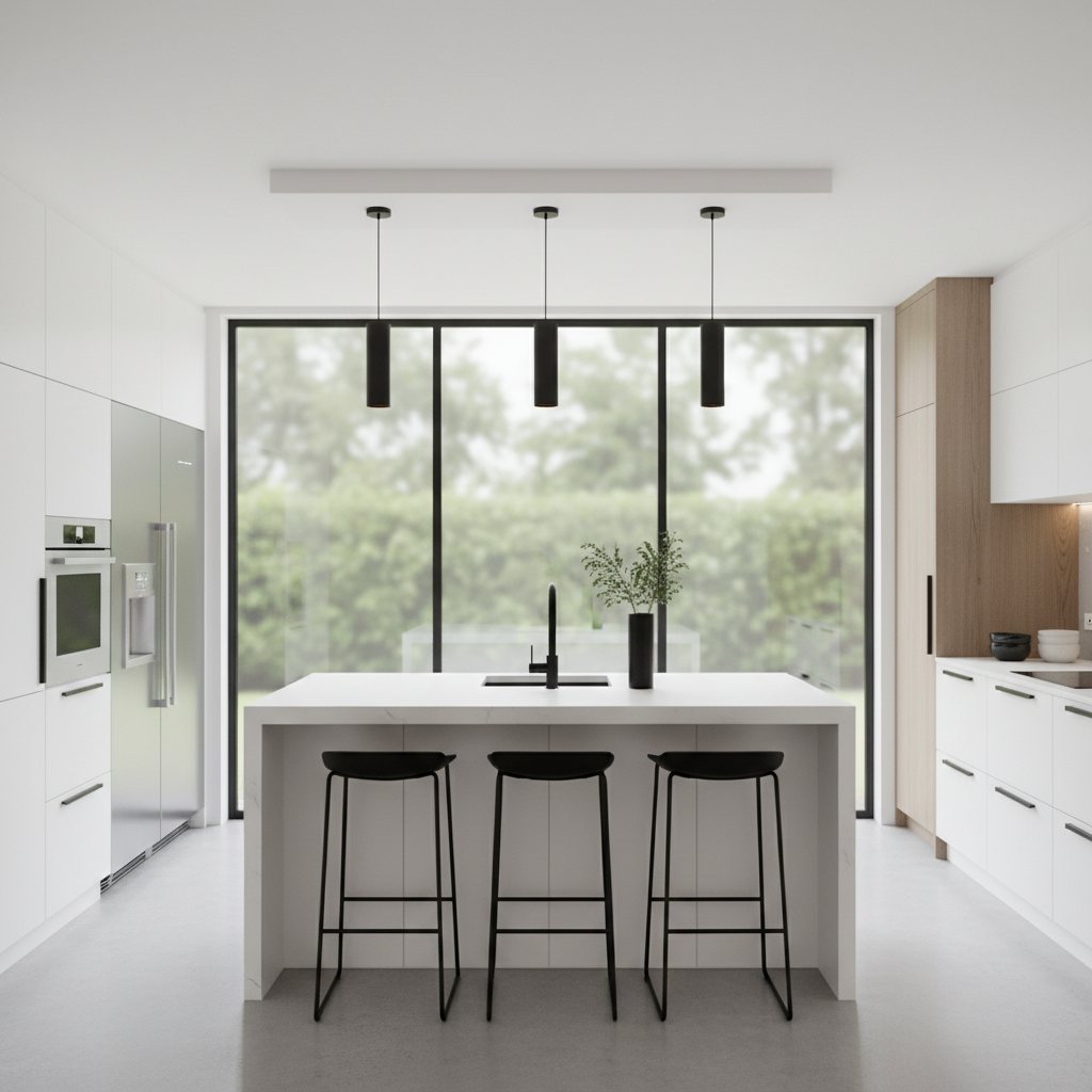Kitchen Feels Flat? Try Black Cabinet Hardware Trends