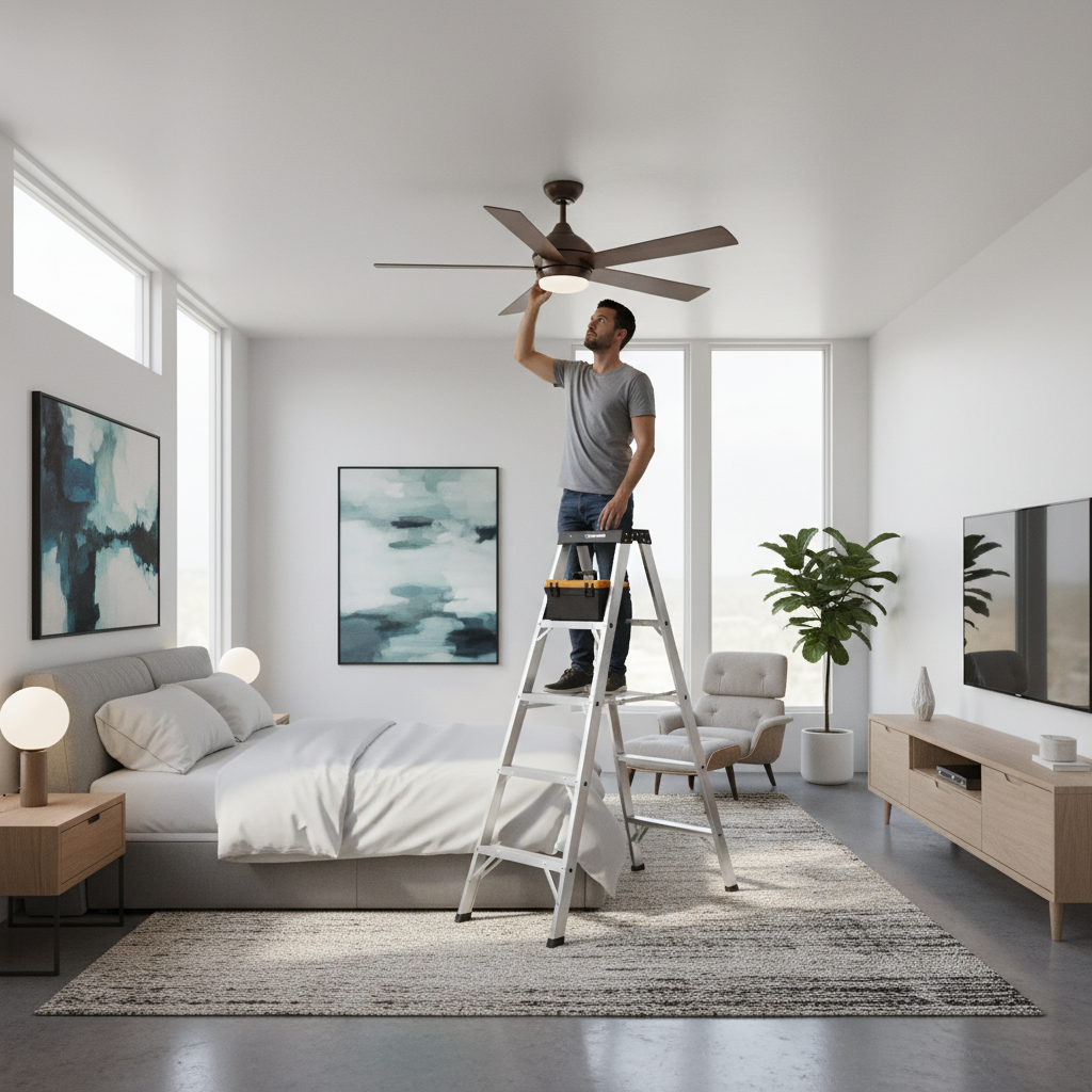 Fan Works but Light Won’t? Check Ceiling Fan Blue Wire