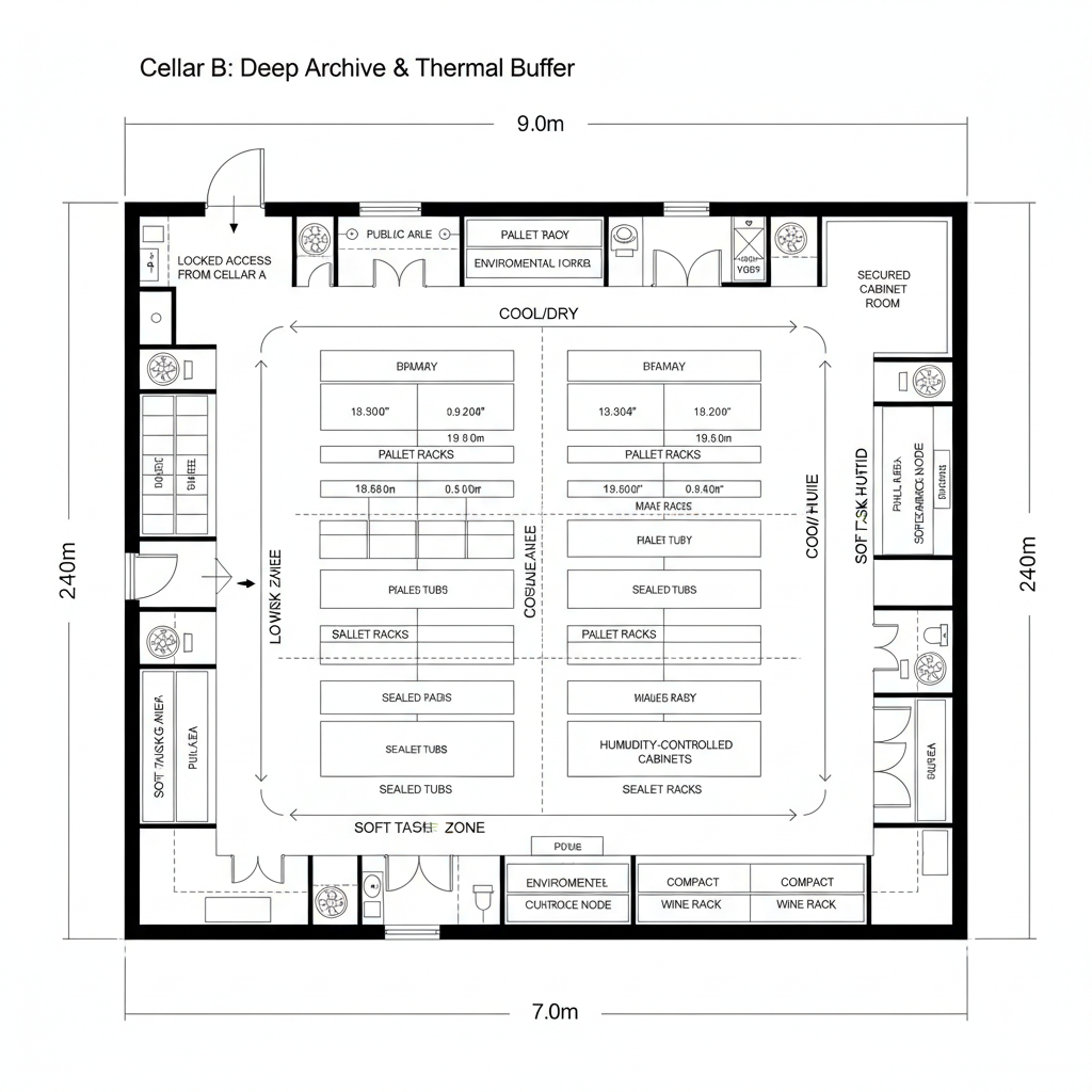 Stilt House + Two Cellars: Resilient Floor Plan for Future Living