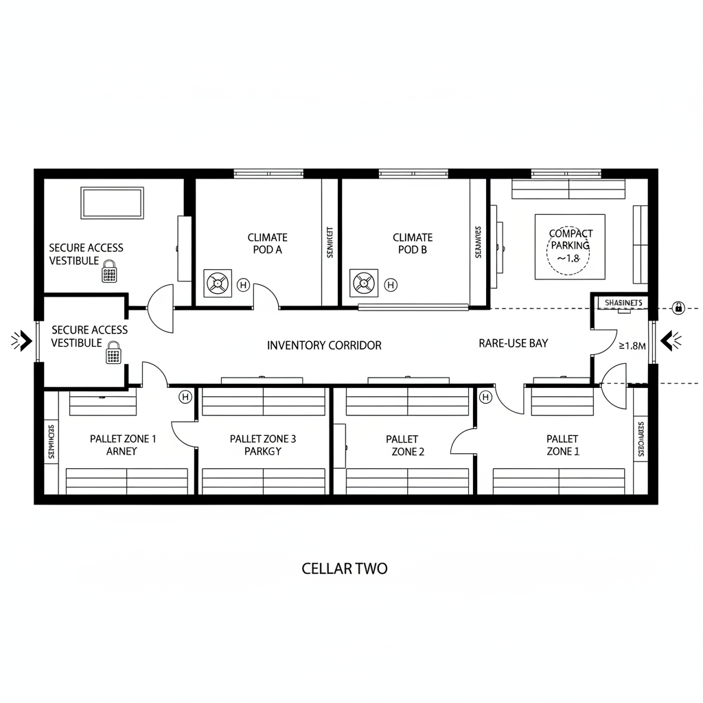 Stilt + Two Cellars Plan — Future-Ready Residential Layout