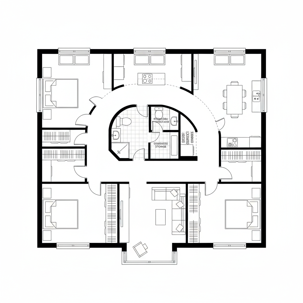 Ground Floor House Plans 1000 sq ft — Futurist Layouts