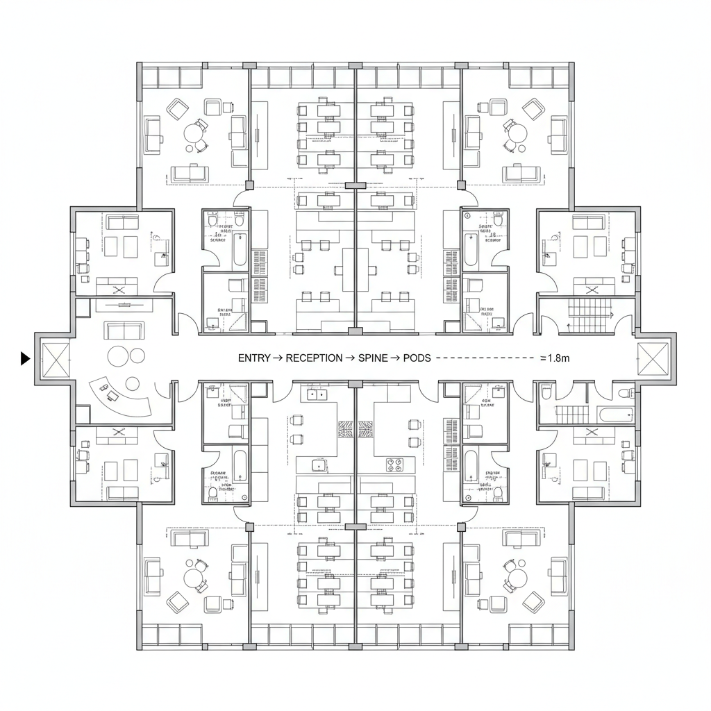 Office Feels Chaotic? Administration Building Floor Plan Fix